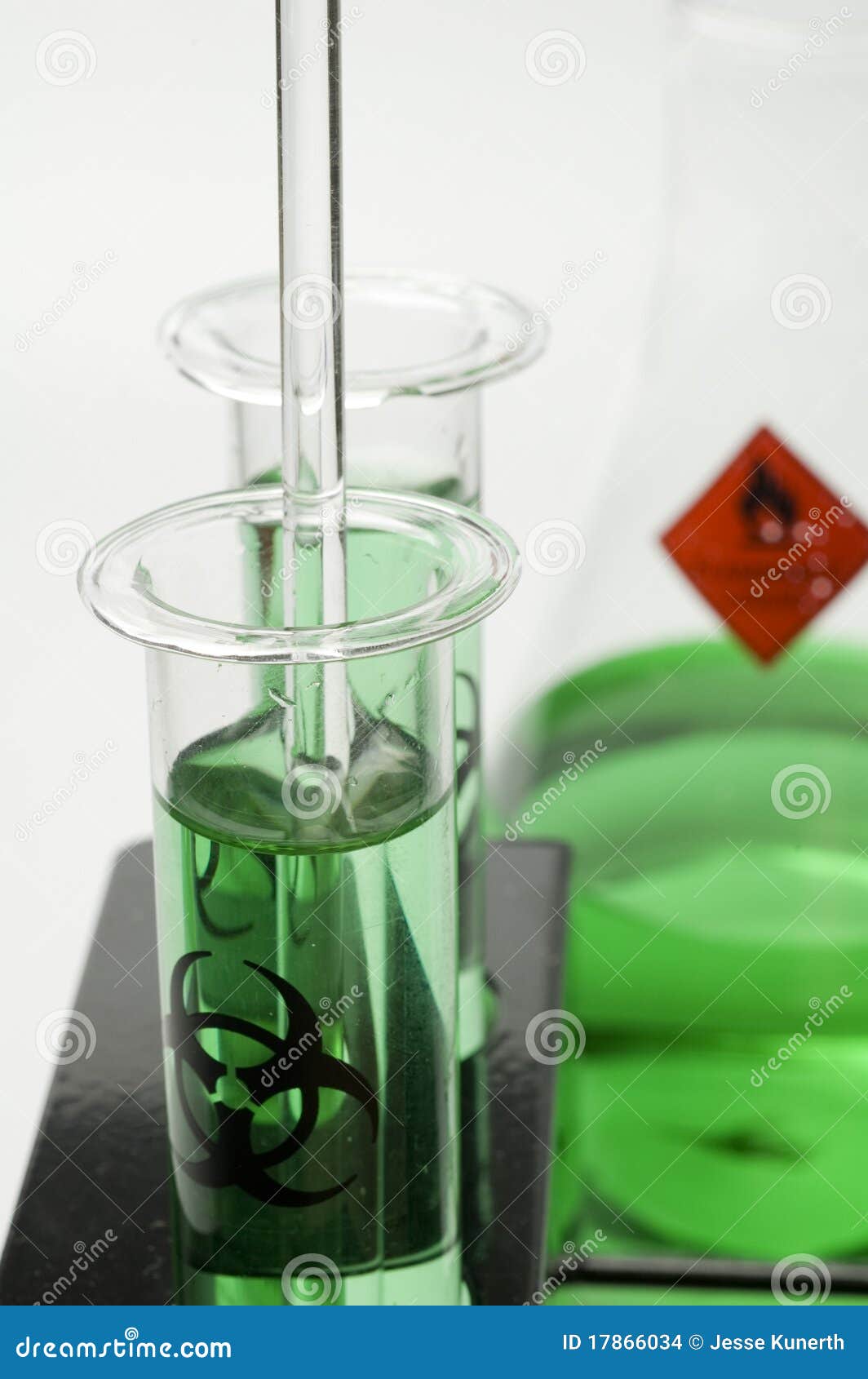 Test Tubes in Research Lab stock photo. Image of hazardous - 17866034