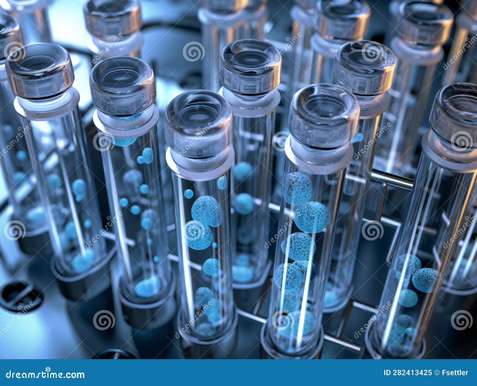 Test Tubes in the Science Lab. Development of New Chemicals Stock ...