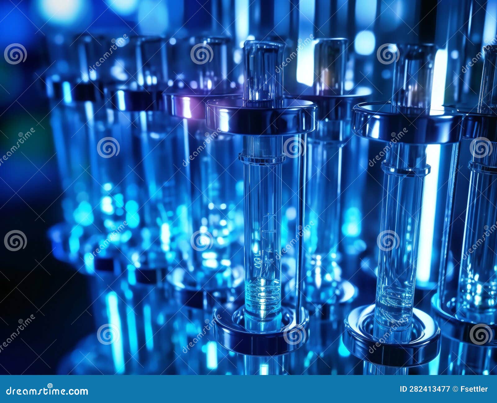 Test Tubes in the Science Lab. Development of New Chemicals Stock ...