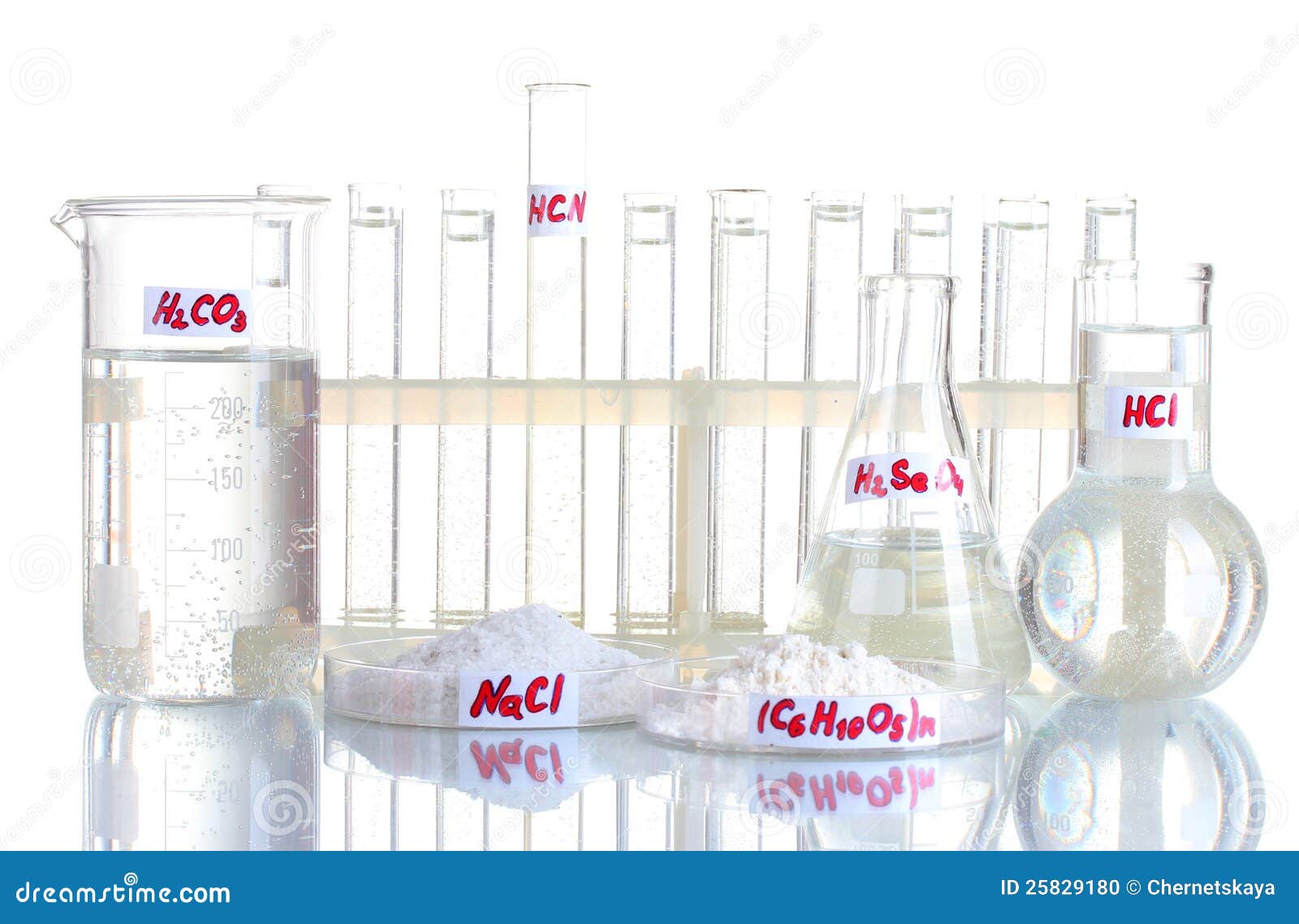 Test-tubes with Various Acids and Chemicals Stock Photo - Image of ...