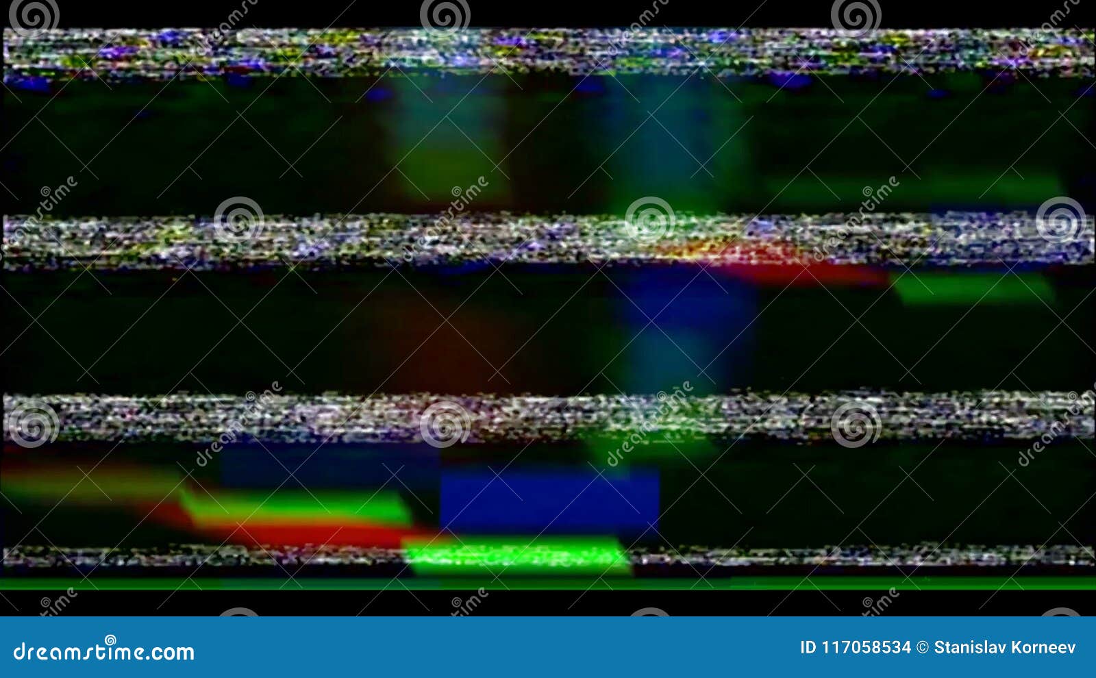 Test Tv. Test Signal. Vhs. Error Video Recording. Stock Footage - Video ...