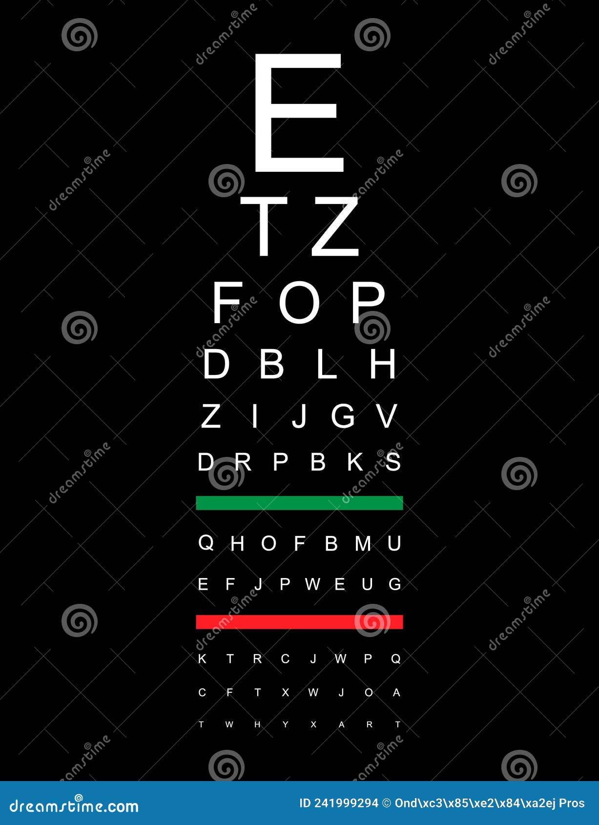 Test Visual Measure Icon, Optical Chart Letter Symbol, Optometrist ...