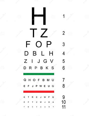 Test Visual Measure Icon, Optical Chart Letter Symbol, Optometrist ...