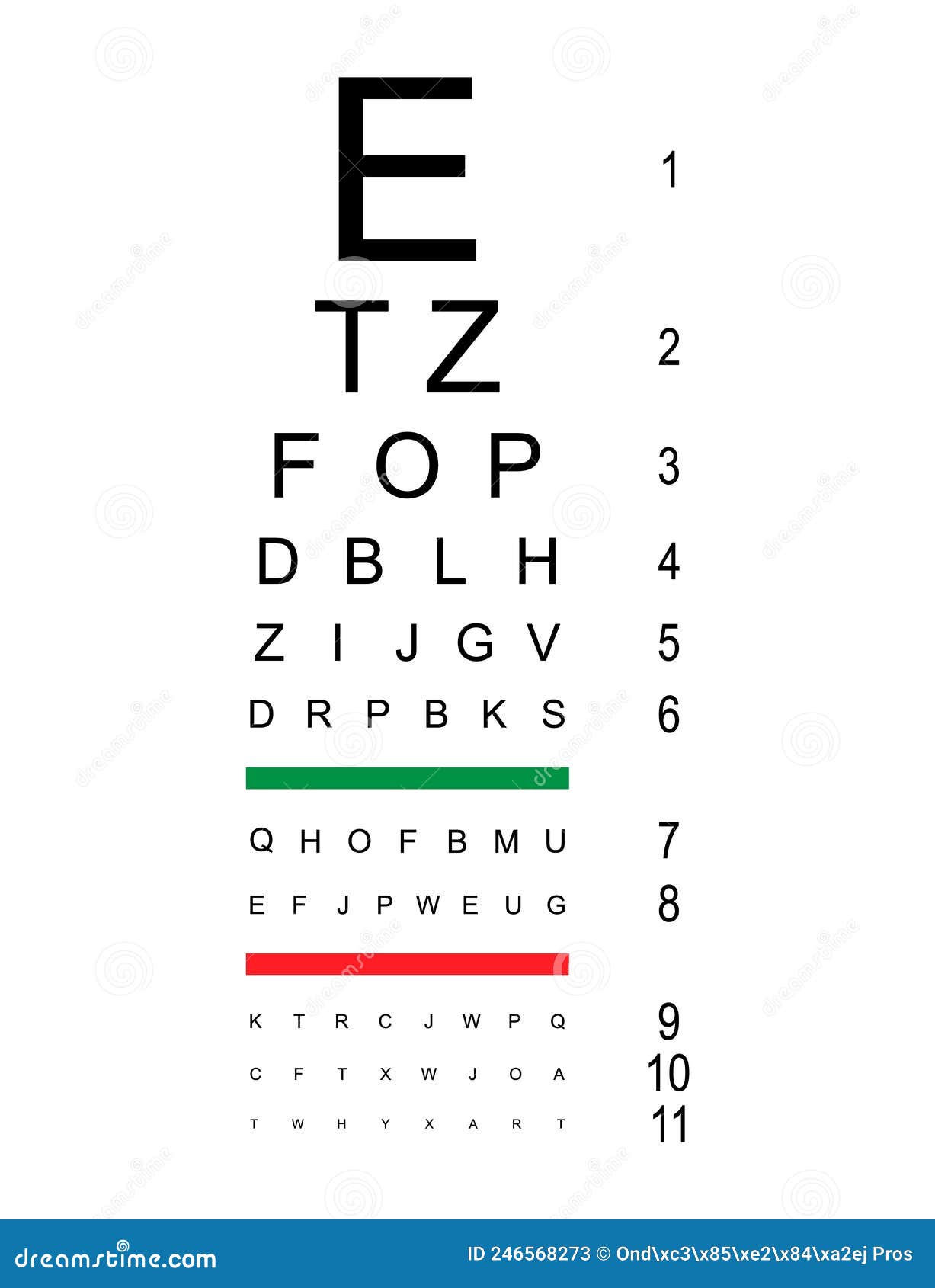 Test Visual Measure Icon, Optical Chart Letter Symbol, Optometrist ...
