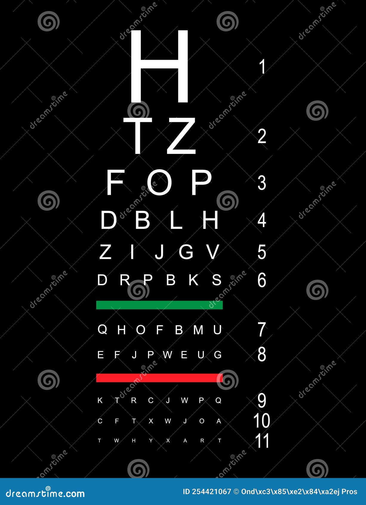 Test Visual Measure Icon, Optical Chart Letter Symbol, Optometrist ...