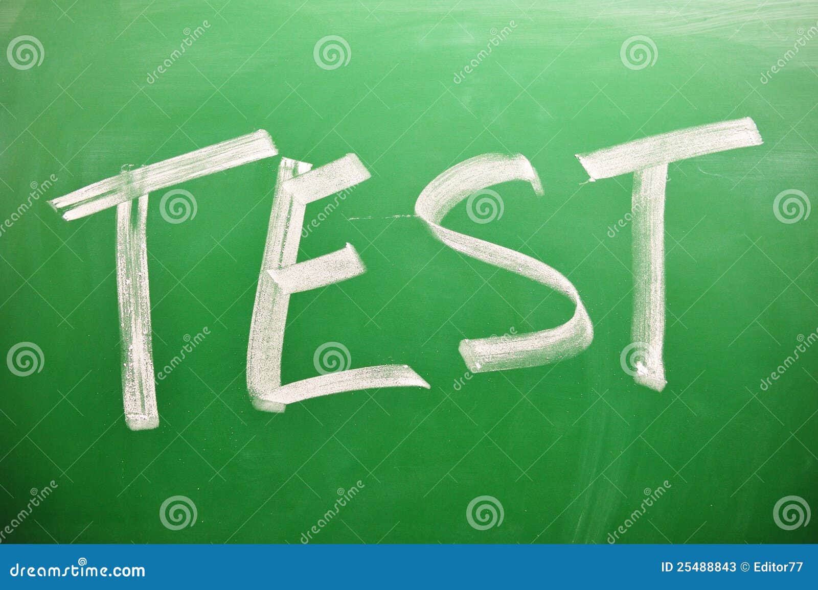 Test word stock image. Image of black, lesson, green - 25488843