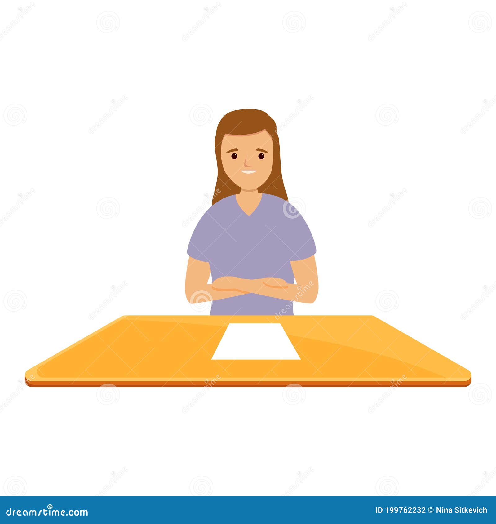 Test Writing Icon, Cartoon Style Stock Vector - Illustration of list ...