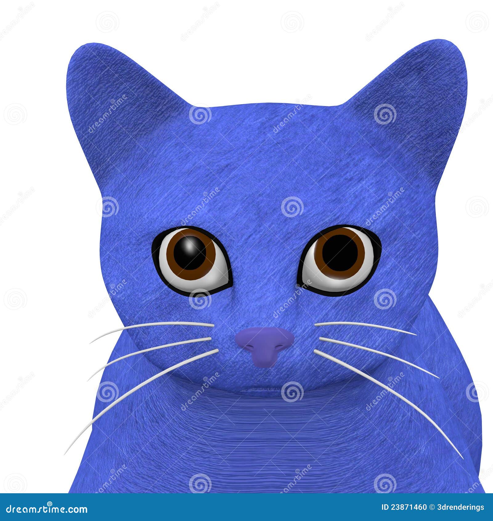 Testa del gatto blu illustrazione di stock. Illustrazione di testa ...