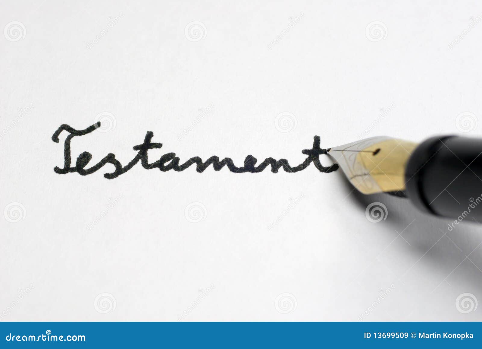 Testament stock image. Image of inheritance, white, detail - 13699509