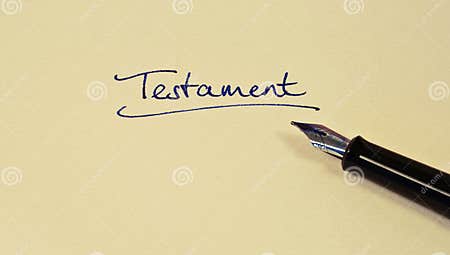 Testament stock image. Image of funeral, regulated, estate - 9664517