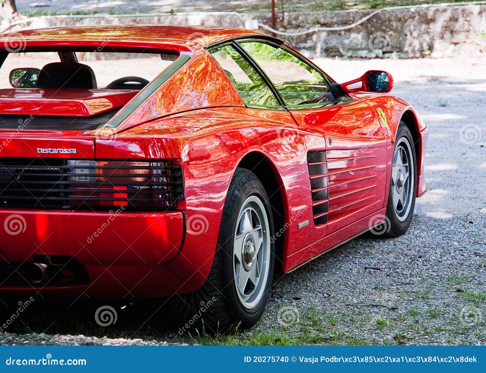 Testarossa editorial image. Image of lights, details - 20275740