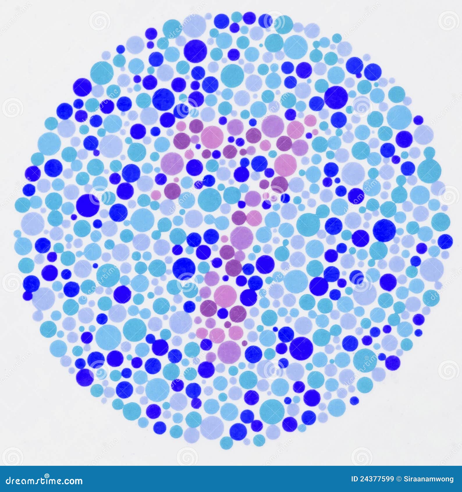 Teste cego de cor - 7 imagem de stock. Imagem de circular - 24377599