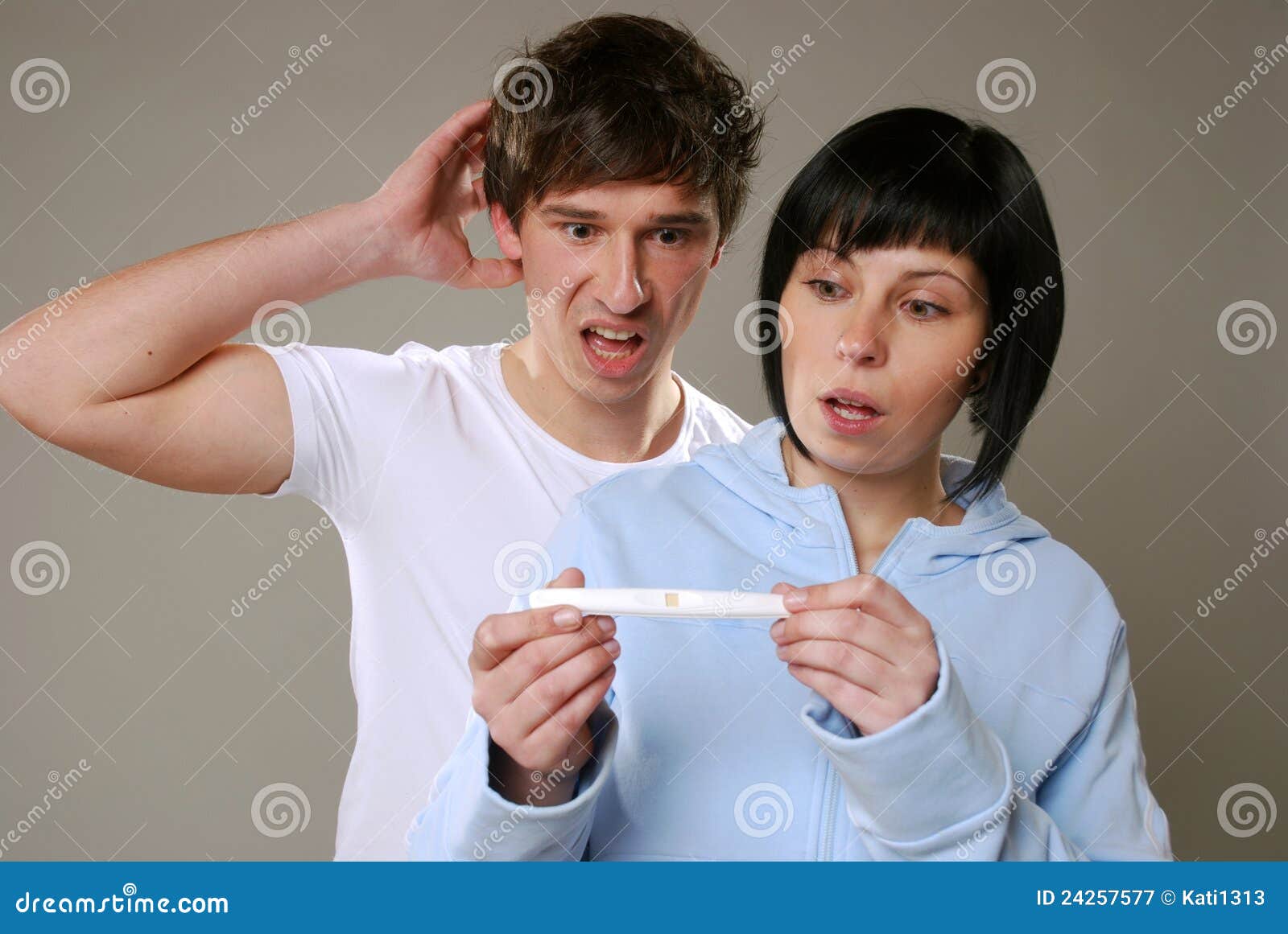 Teste de gravidez imagem de stock. Imagem de pais, gritos - 24257577