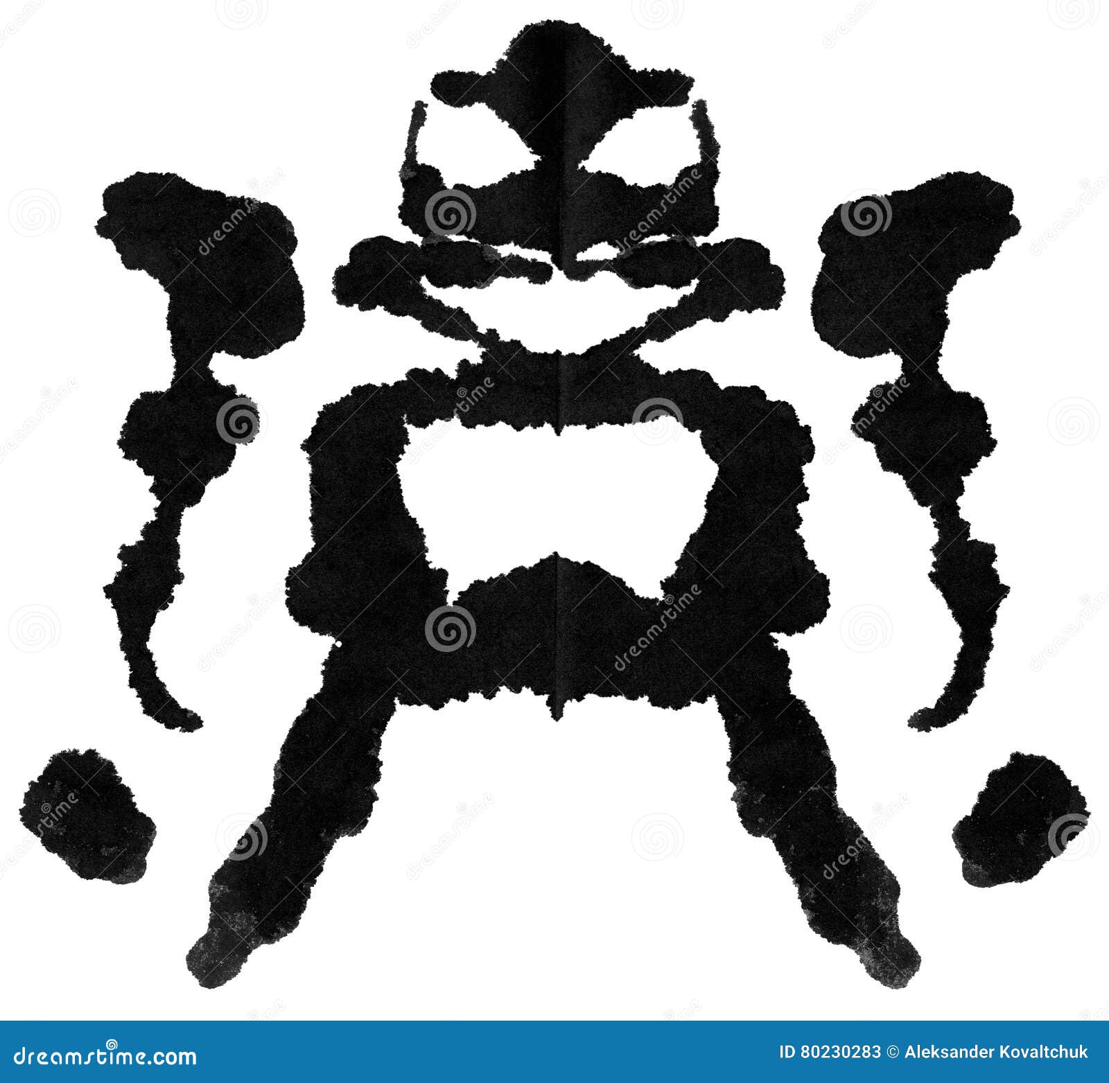 Teste de Rorschach ilustração stock. Ilustração de testar - 80230283