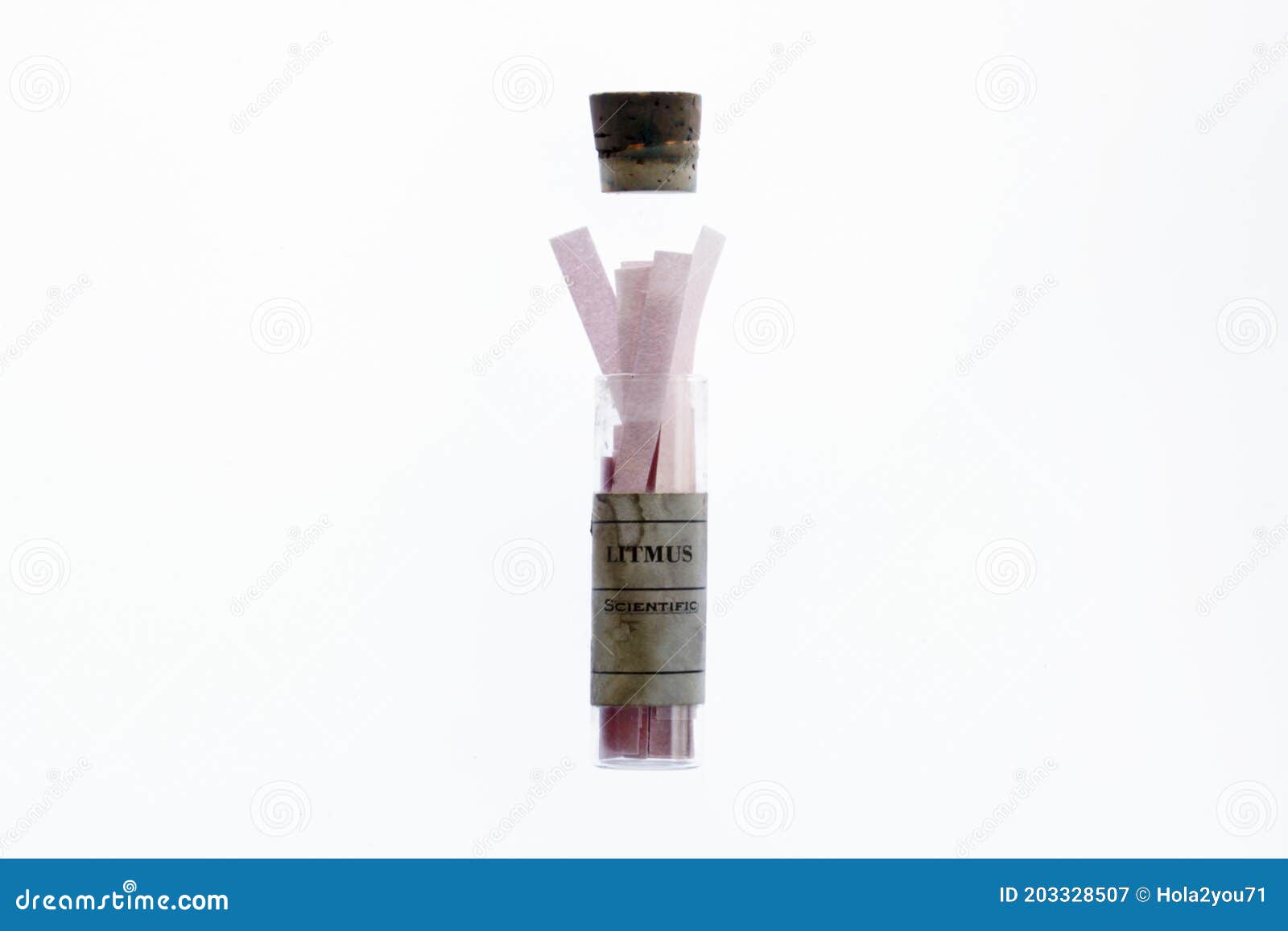 Teste de tornassol imagem de stock. Imagem de ciência - 203328507