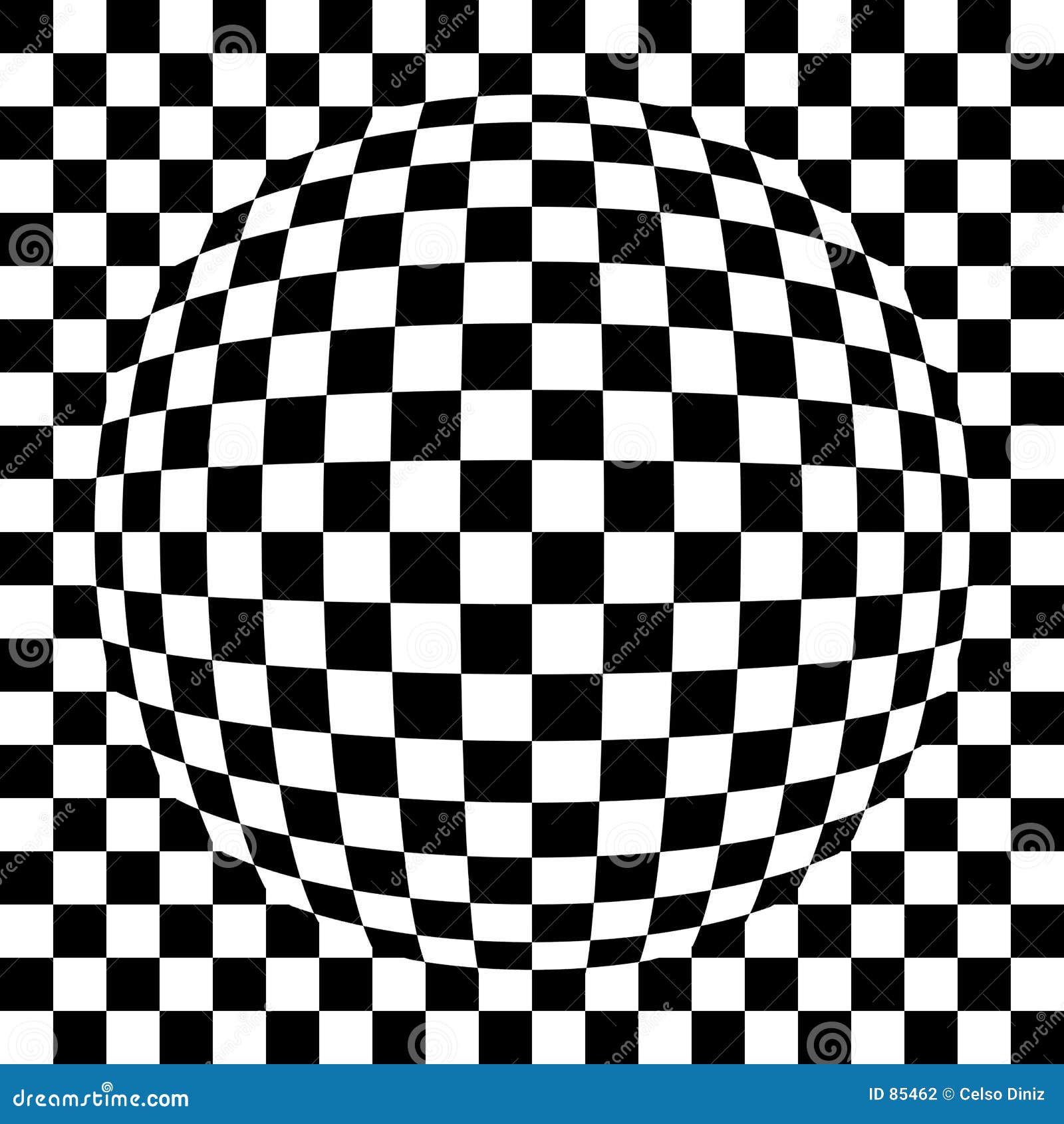 Spherized Esquadrou O Teste Padrão Ilustração Stock - Ilustração de ...