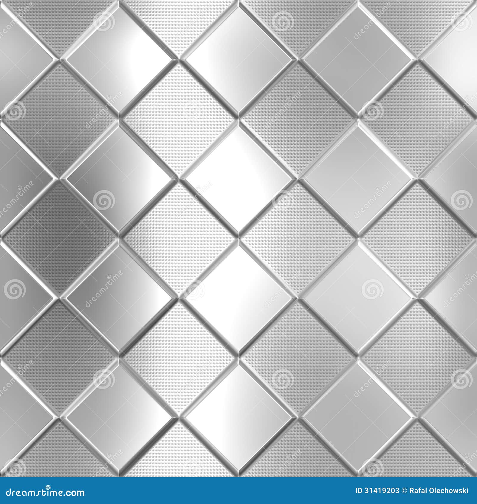 Teste Padrão Verificado Prata Do Metal Ilustração Stock - Ilustração de ...