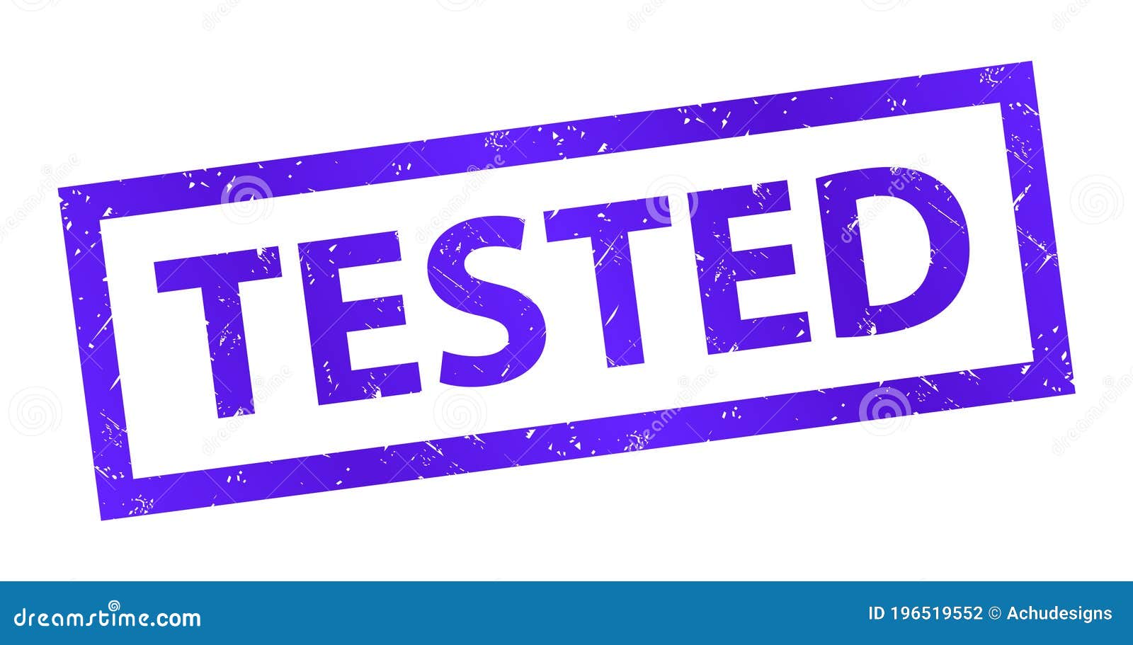 Tested grunge stamp seal stock vector. Illustration of icon - 196519552