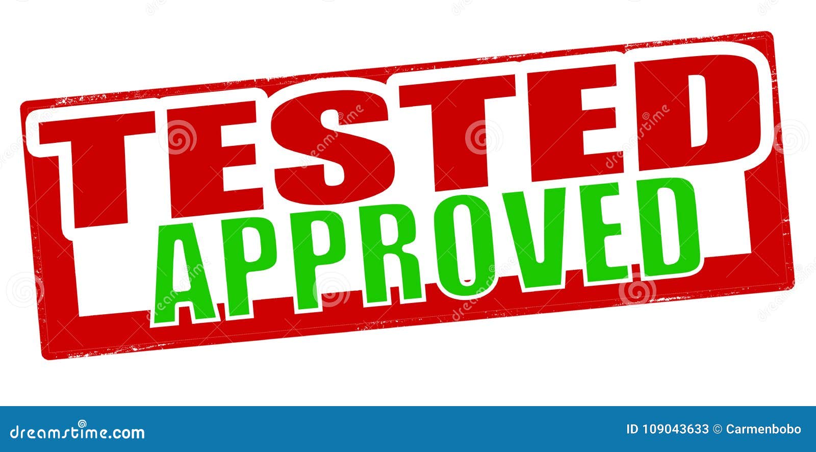 Tested approved stock illustration. Illustration of rubber - 109043633