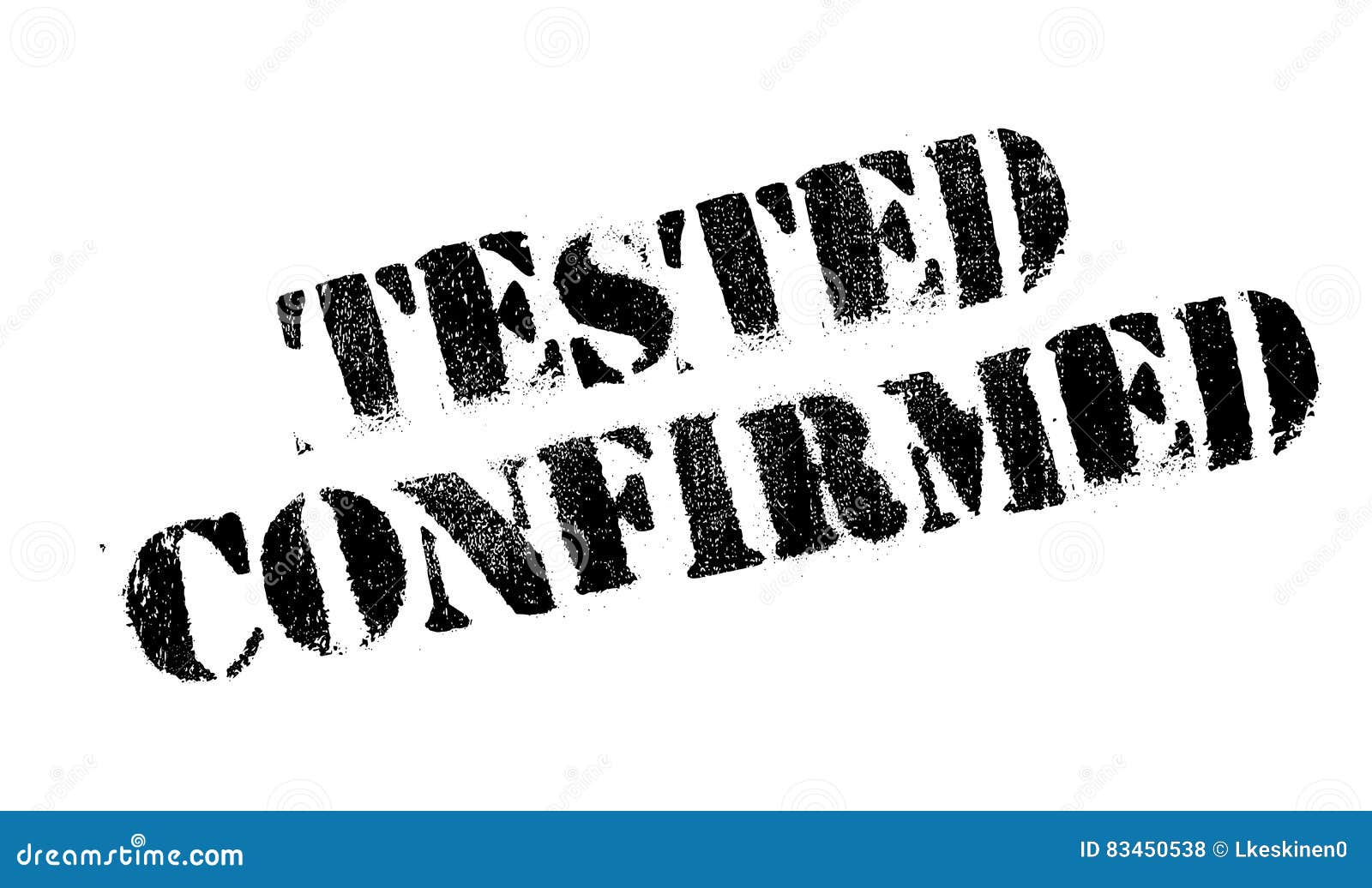 Tested Confirmed Rubber Stamp Stock Illustration Illustration Of