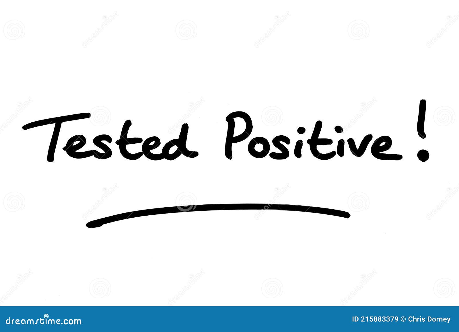Tested Positive stock illustration. Illustration of result - 215883379