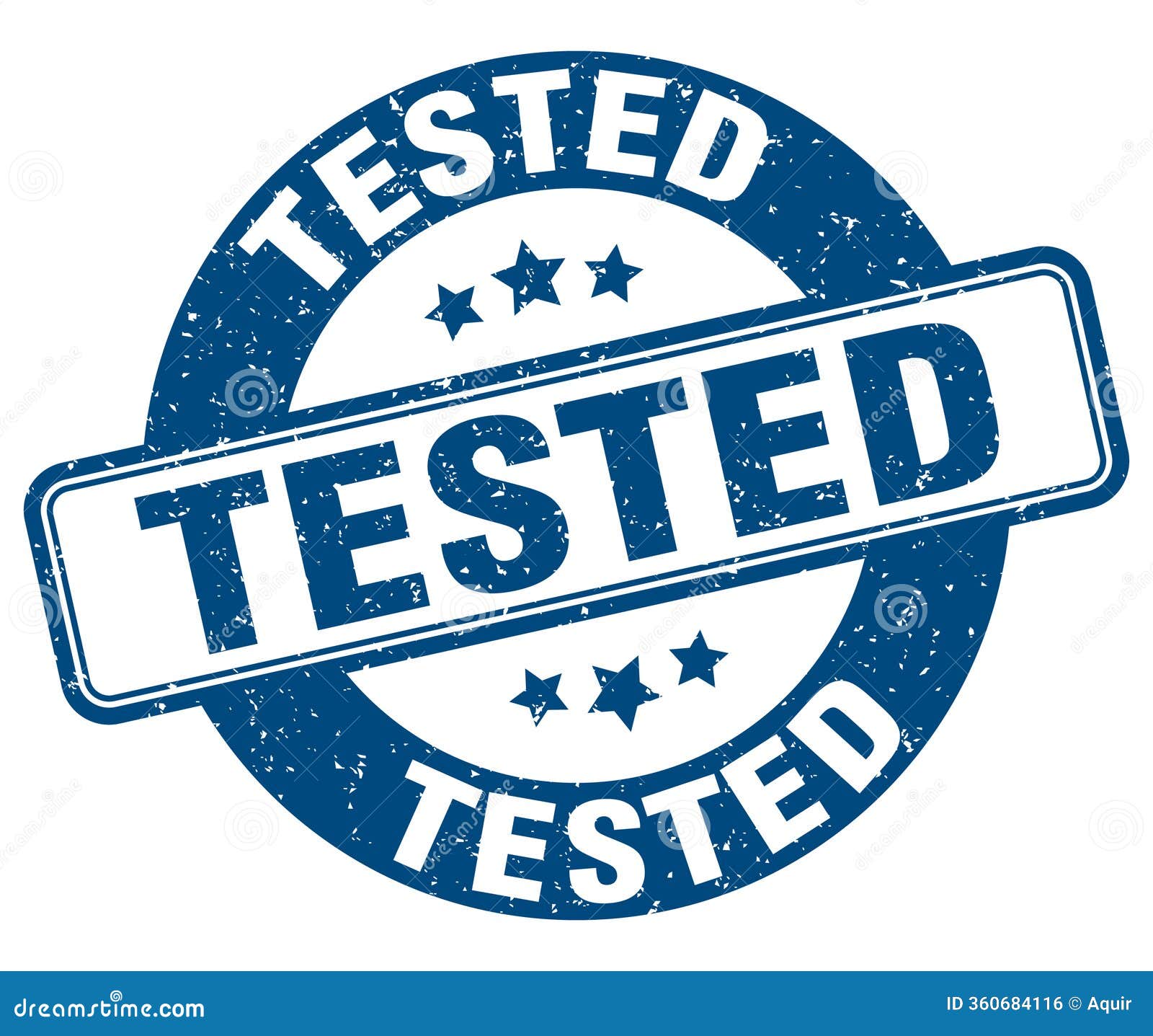 Tested Stamp Line Icon. Approved Medal Sign. Neon Light Speech Bubble ...