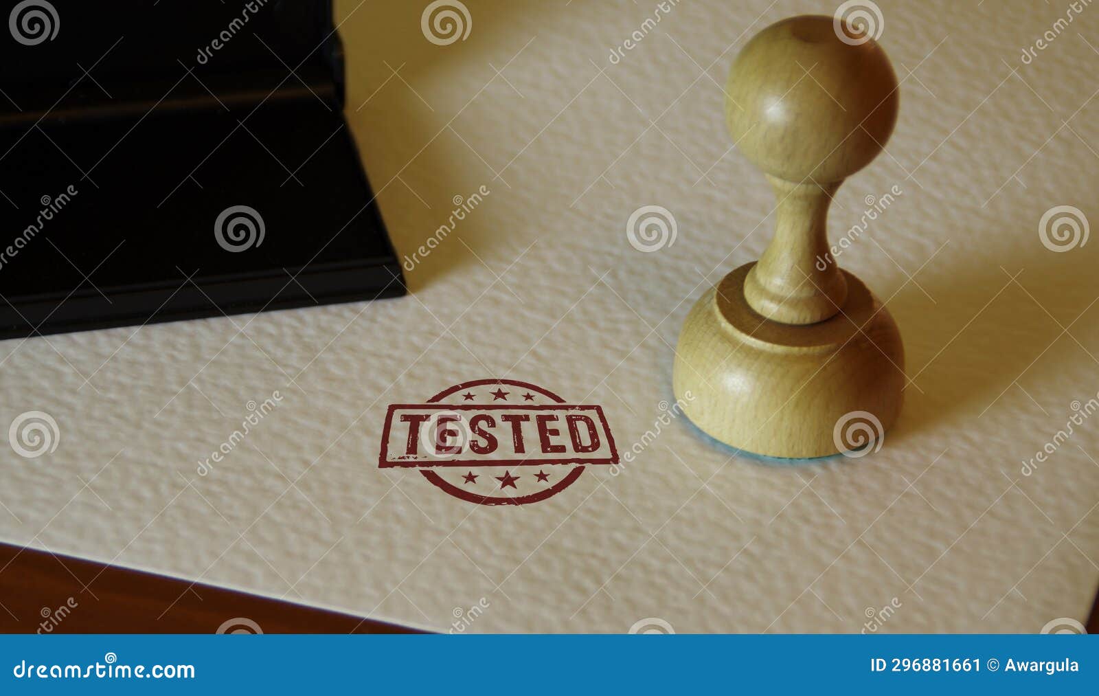Tested stamp and stamping stock image. Image of paper - 296881661