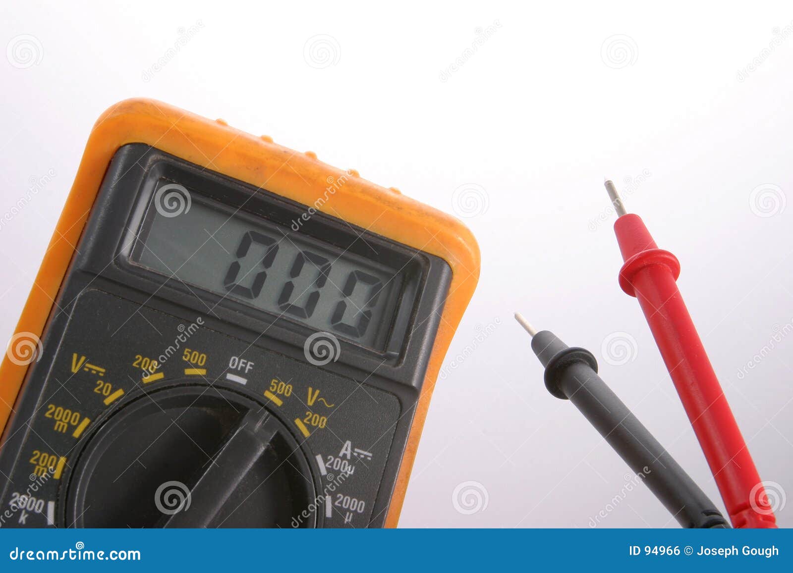 Tester Elettrico Del Tester Fotografia Stock - Immagine di ampere ...