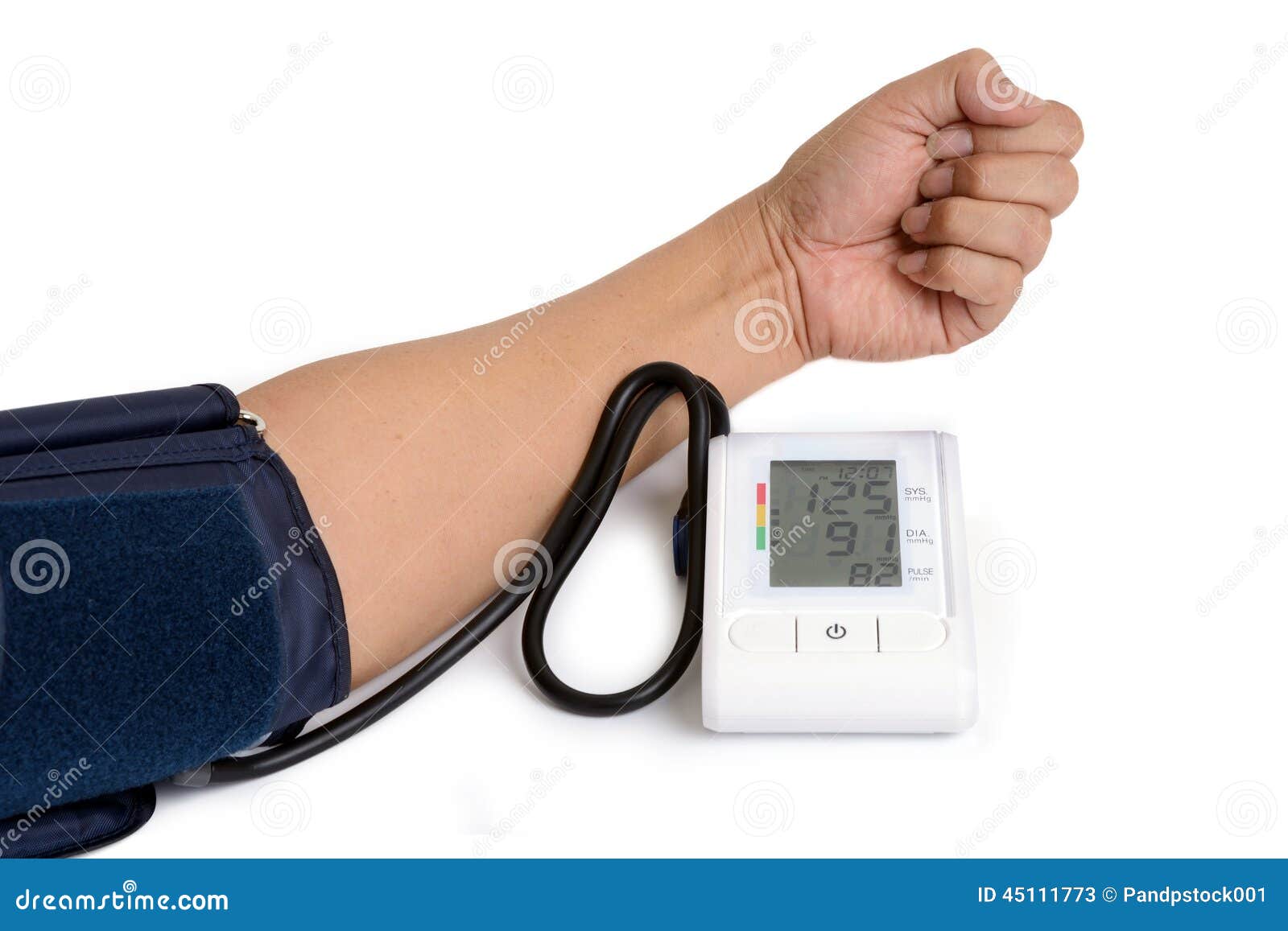 Tester Elettronico Di Pressione Sanguigna Immagine Stock - Immagine di ...