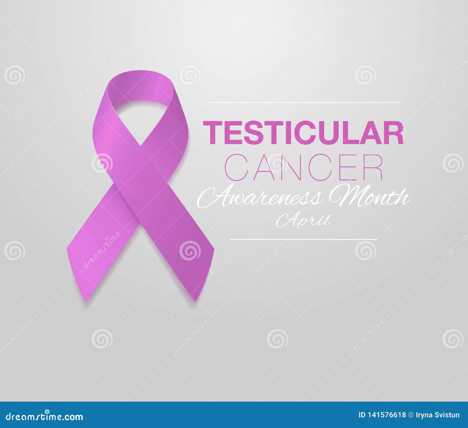 Testicular Cancer Awareness Calligraphy Poster Design Realistic Orchid