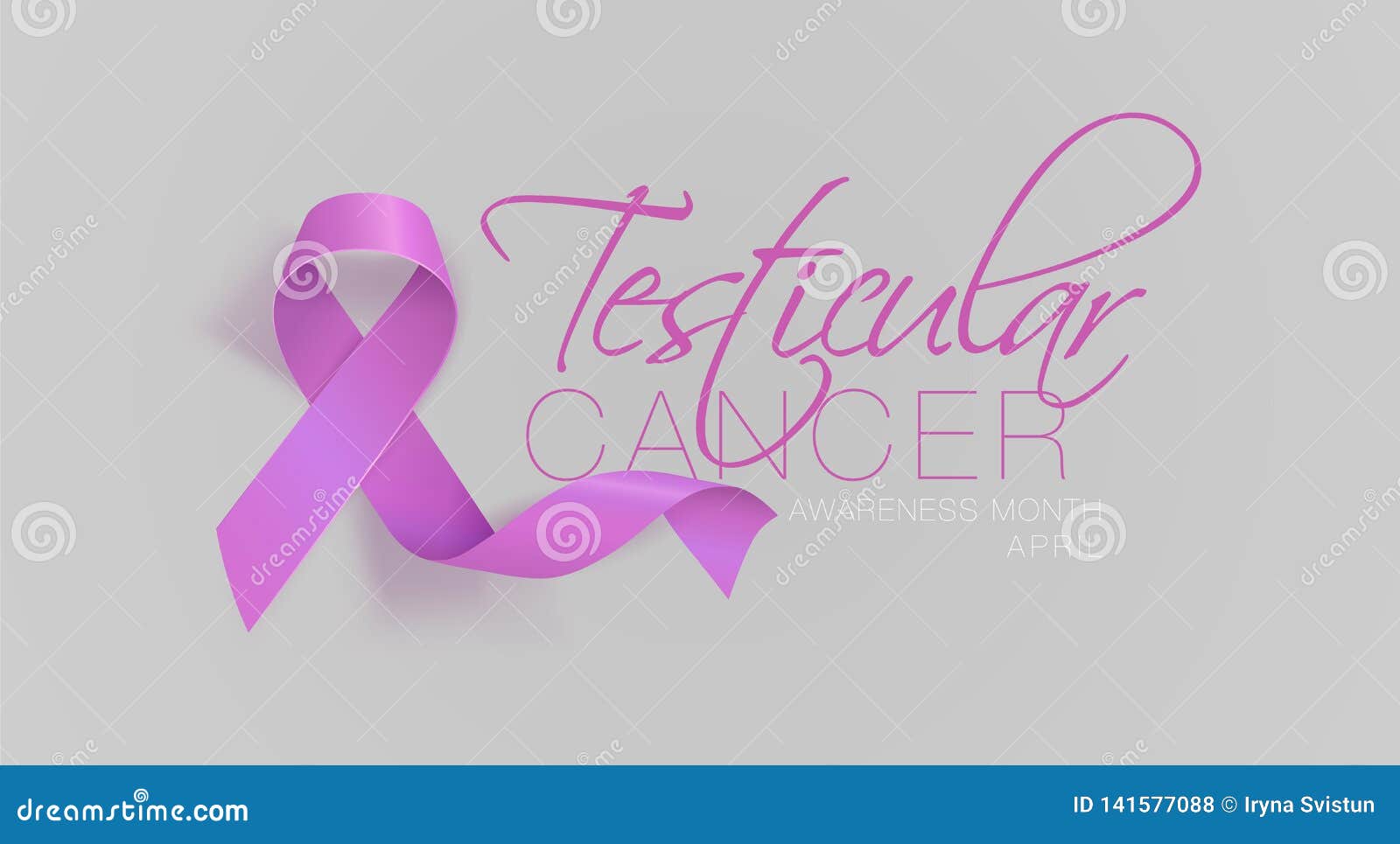Testicular Cancer Awareness Calligraphy Poster Design Realistic Orchid