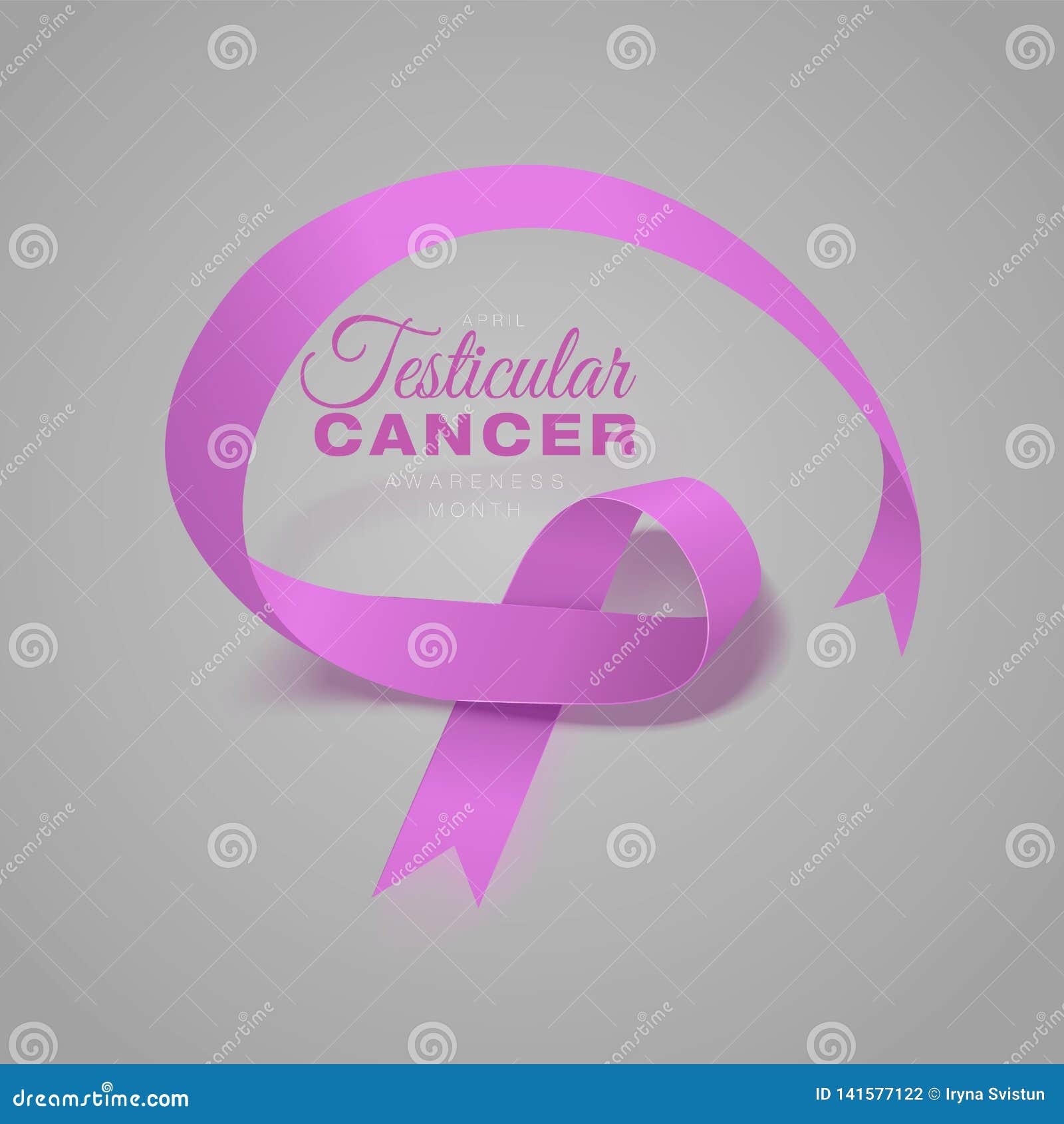 Testicular Cancer Awareness Calligraphy Poster Design Realistic Orchid