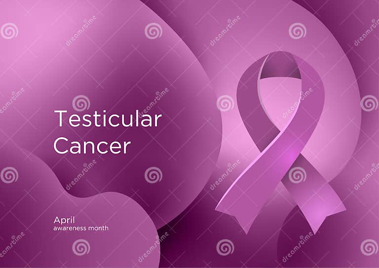 Testicular Cancer Awareness Month In April Orchid Color Of The Ribbon