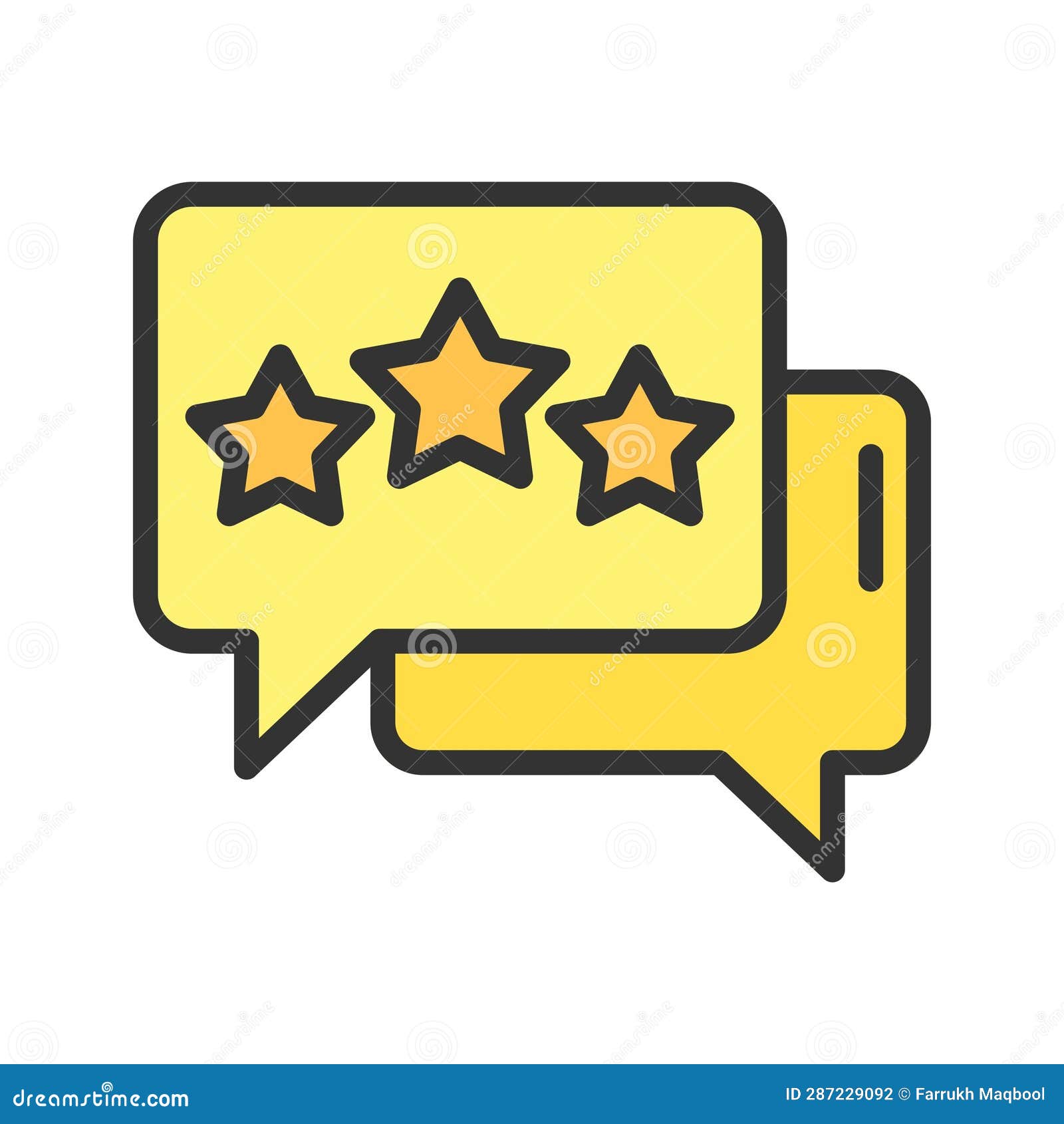 Testimonial Icon Image. stock illustration. Illustration of ...