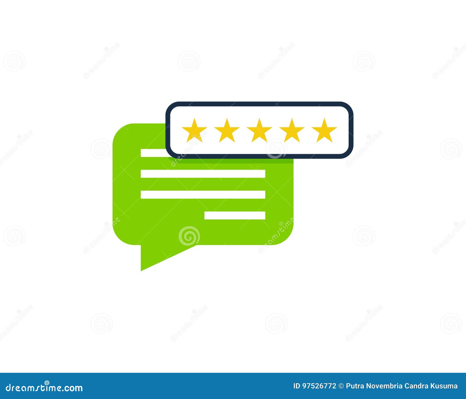 Testimonial Icon Logo Design Element Stock Vector - Illustration of ...