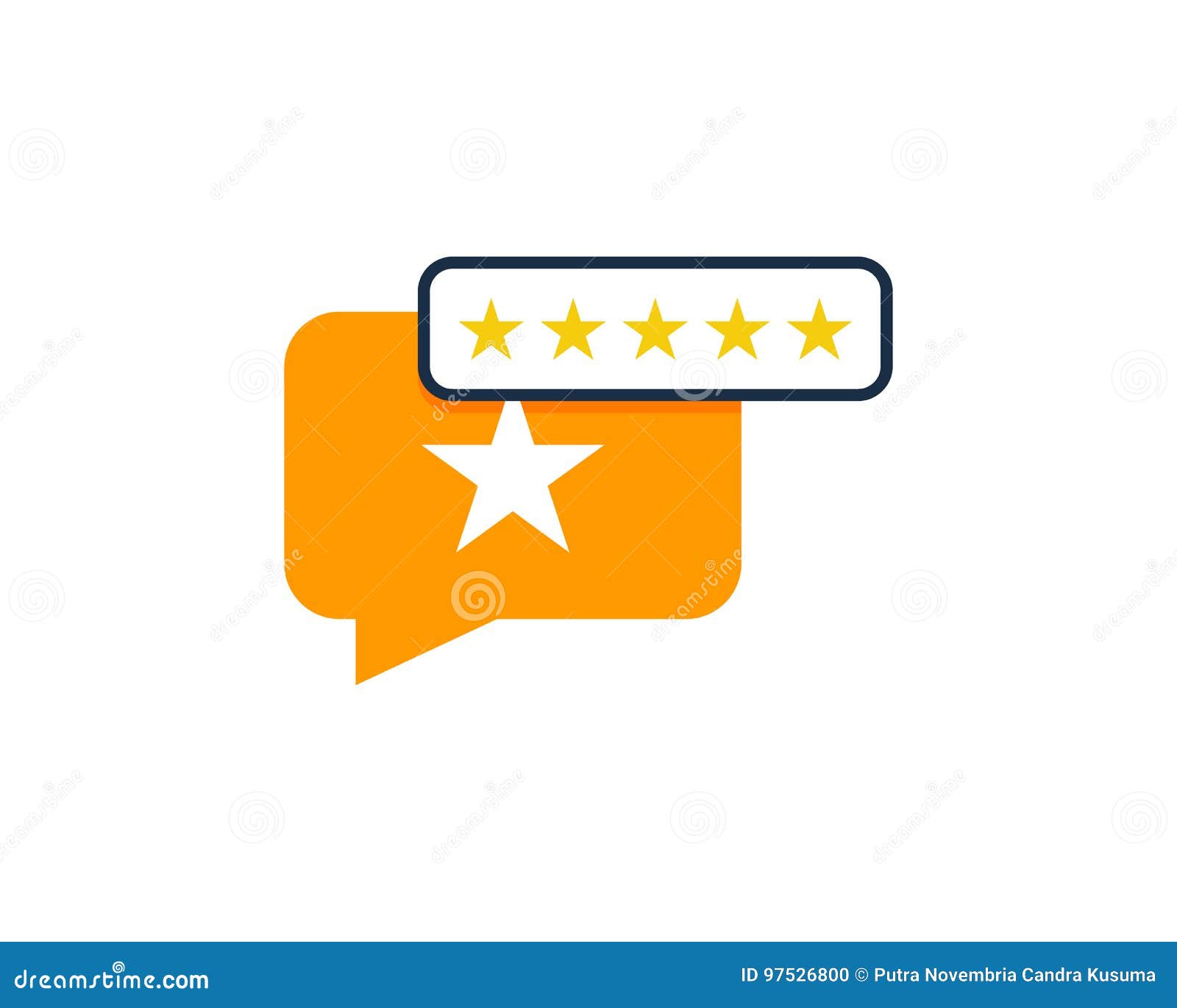 Testimonial Icon Logo Design Element Stock Vector - Illustration of ...