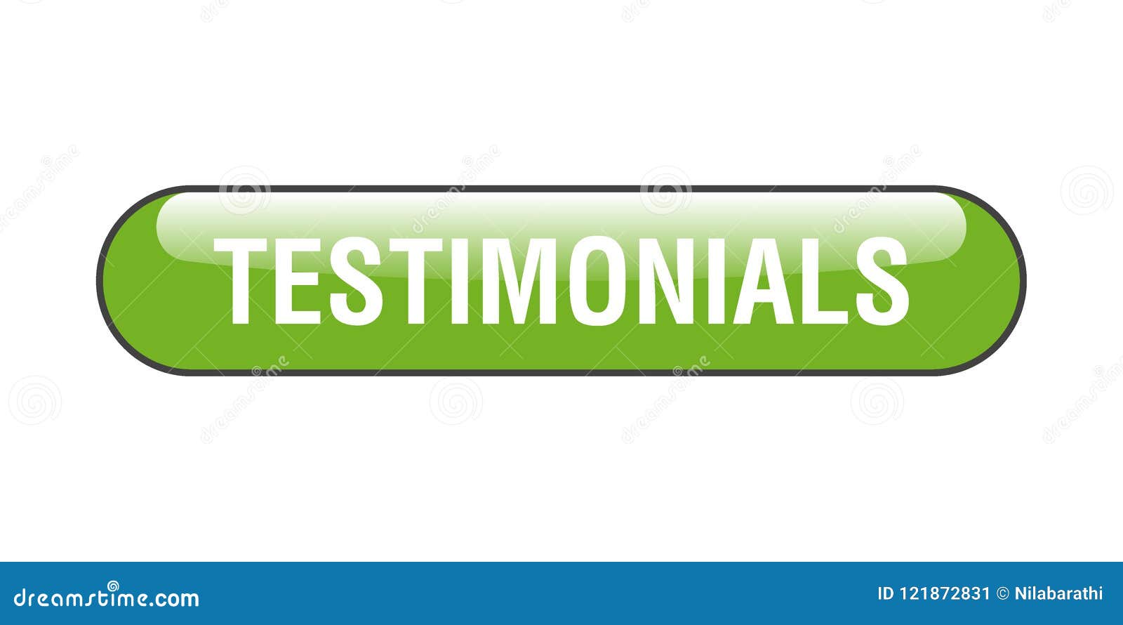 Testimonials button stock illustration. Illustration of feedback ...