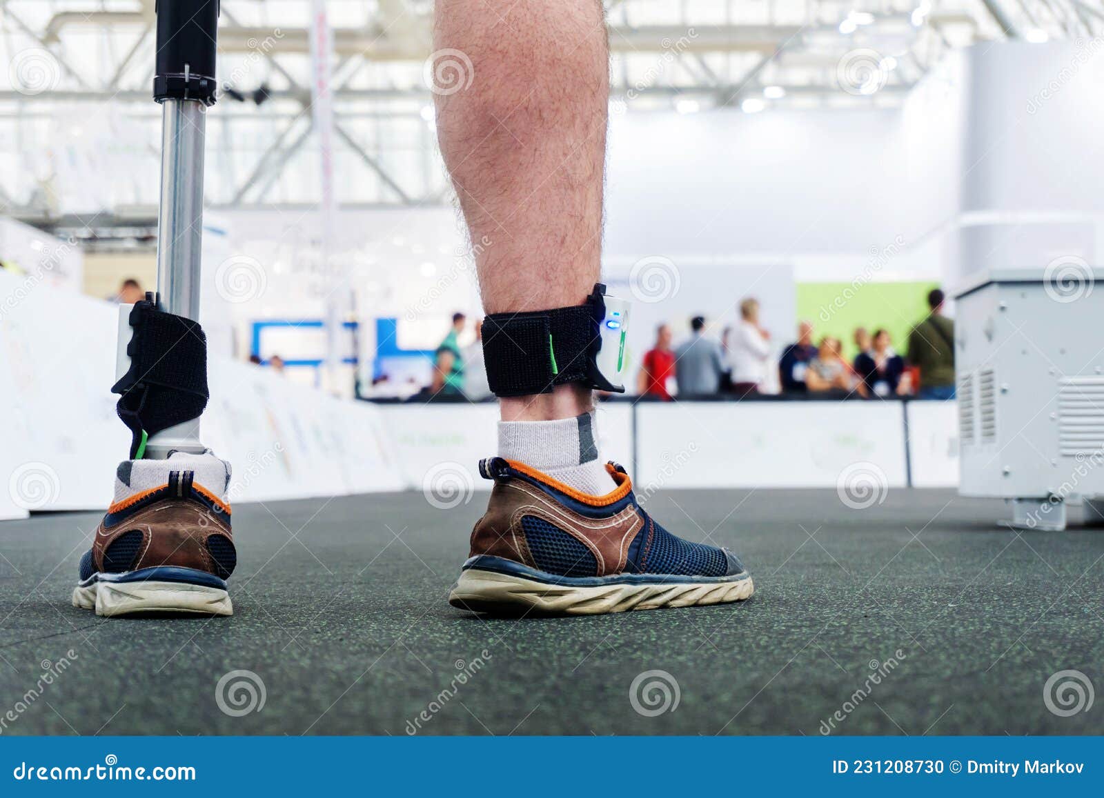 Testing the Bionic Leg Using Special Sensors. Prosthetics for People ...