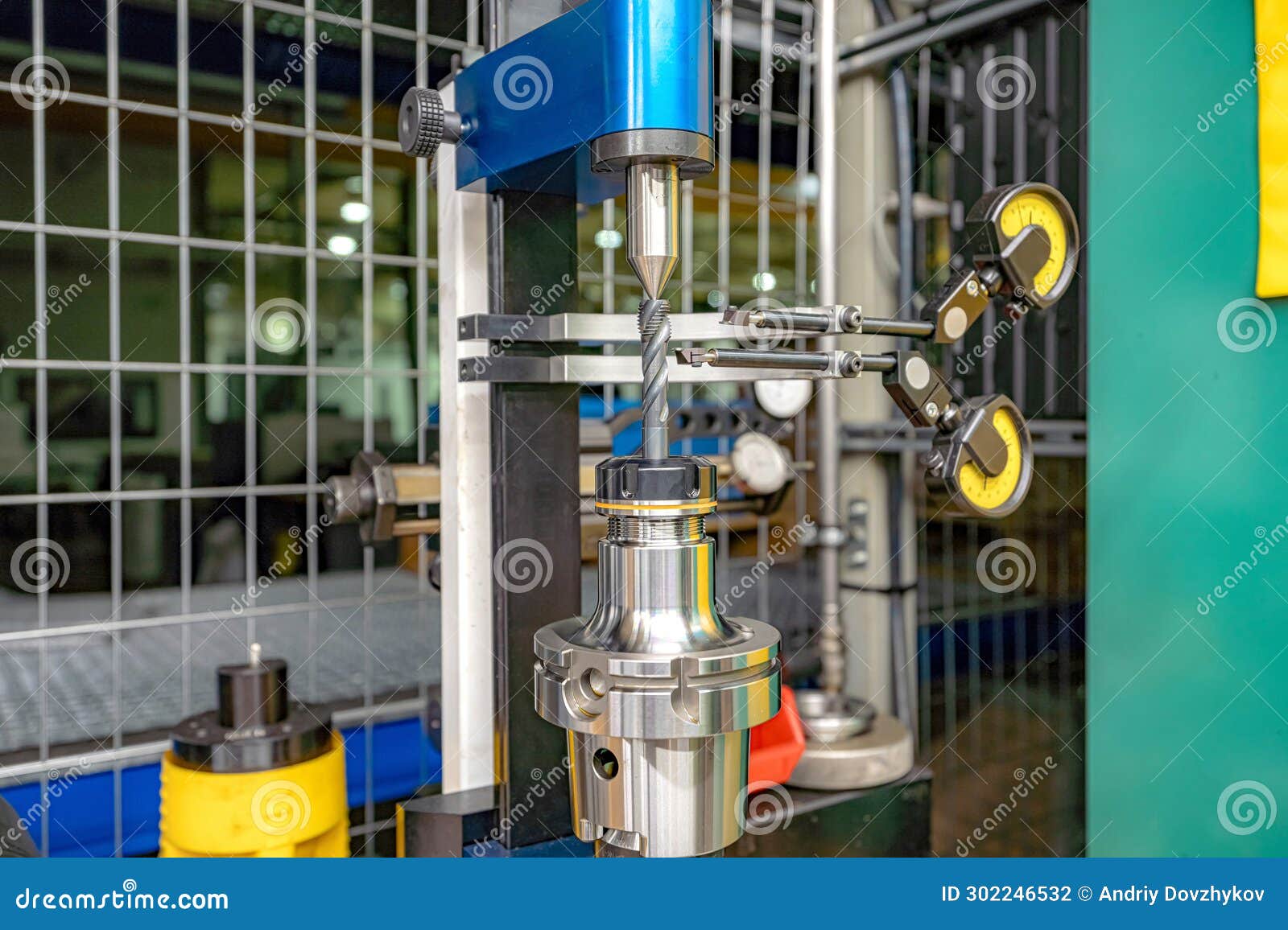 Testing and Checking Cutting Tools for Runout on a Stand in the Centers ...