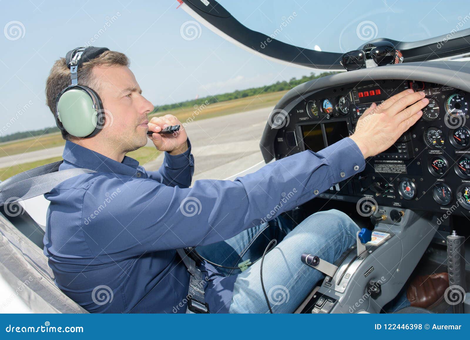 Testing the Communication Signal Stock Photo - Image of communication ...