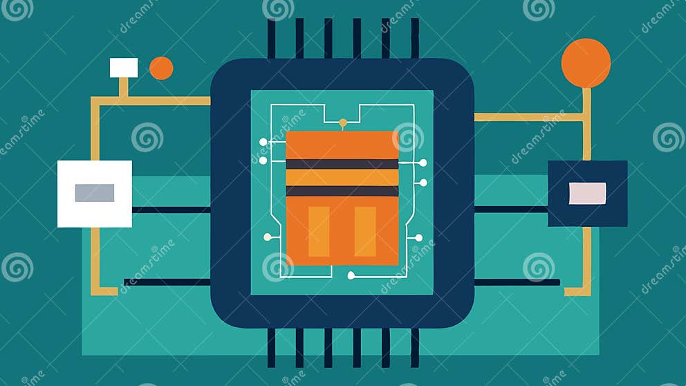 Testing Components a Breakdown of the Chip Showing a Crosssection View ...