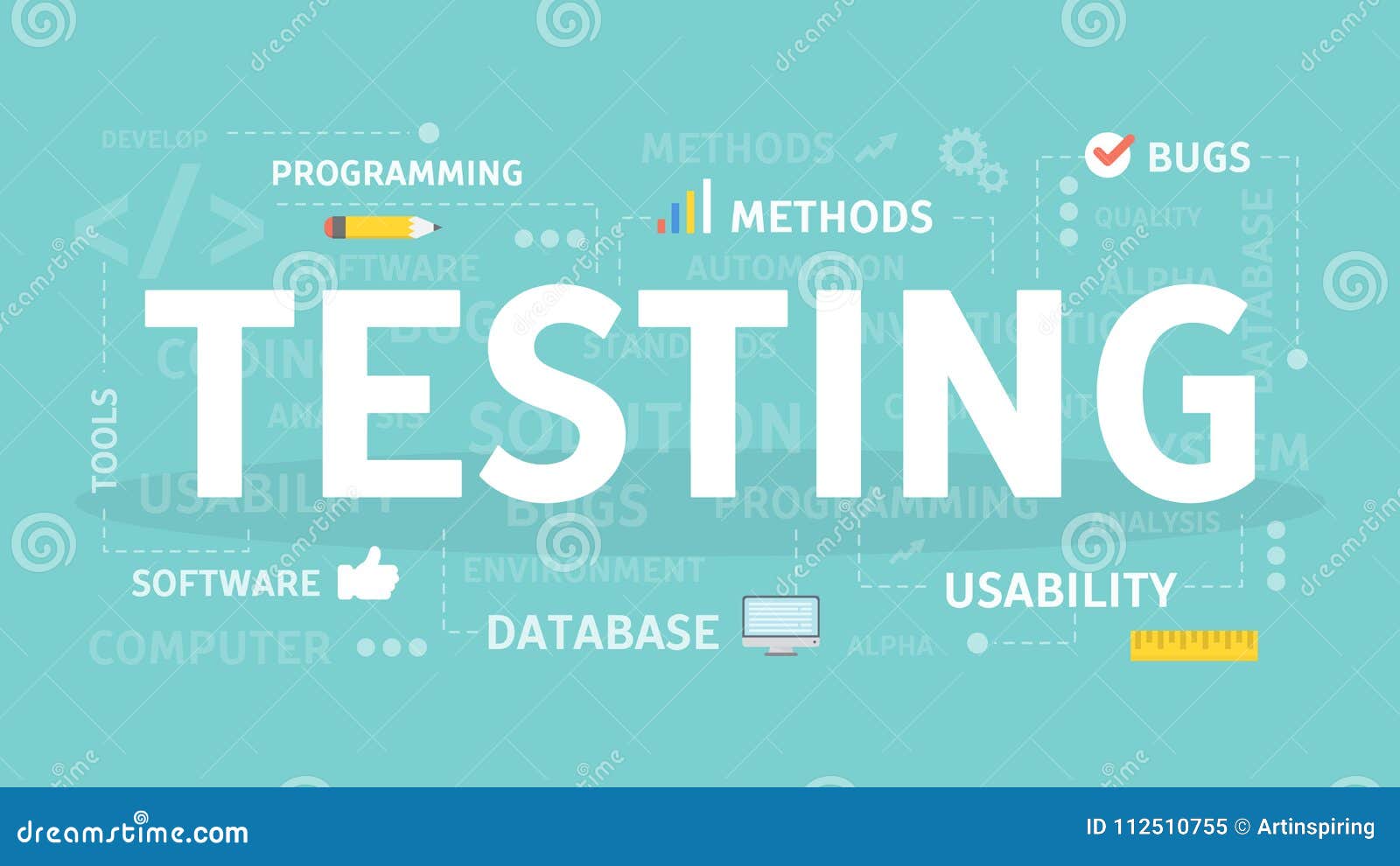Testing Concept Illustration. Stock Vector - Illustration of soft ...
