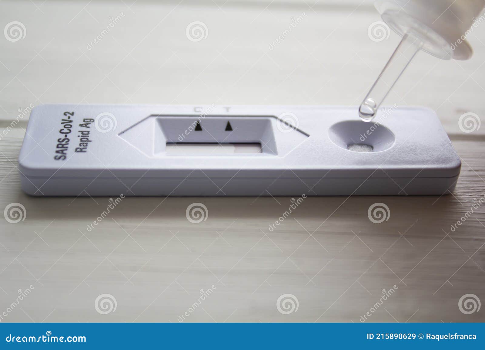 Testing for Covid-19 at Home with Rapid Test Kit, Self Test Kit Stock ...