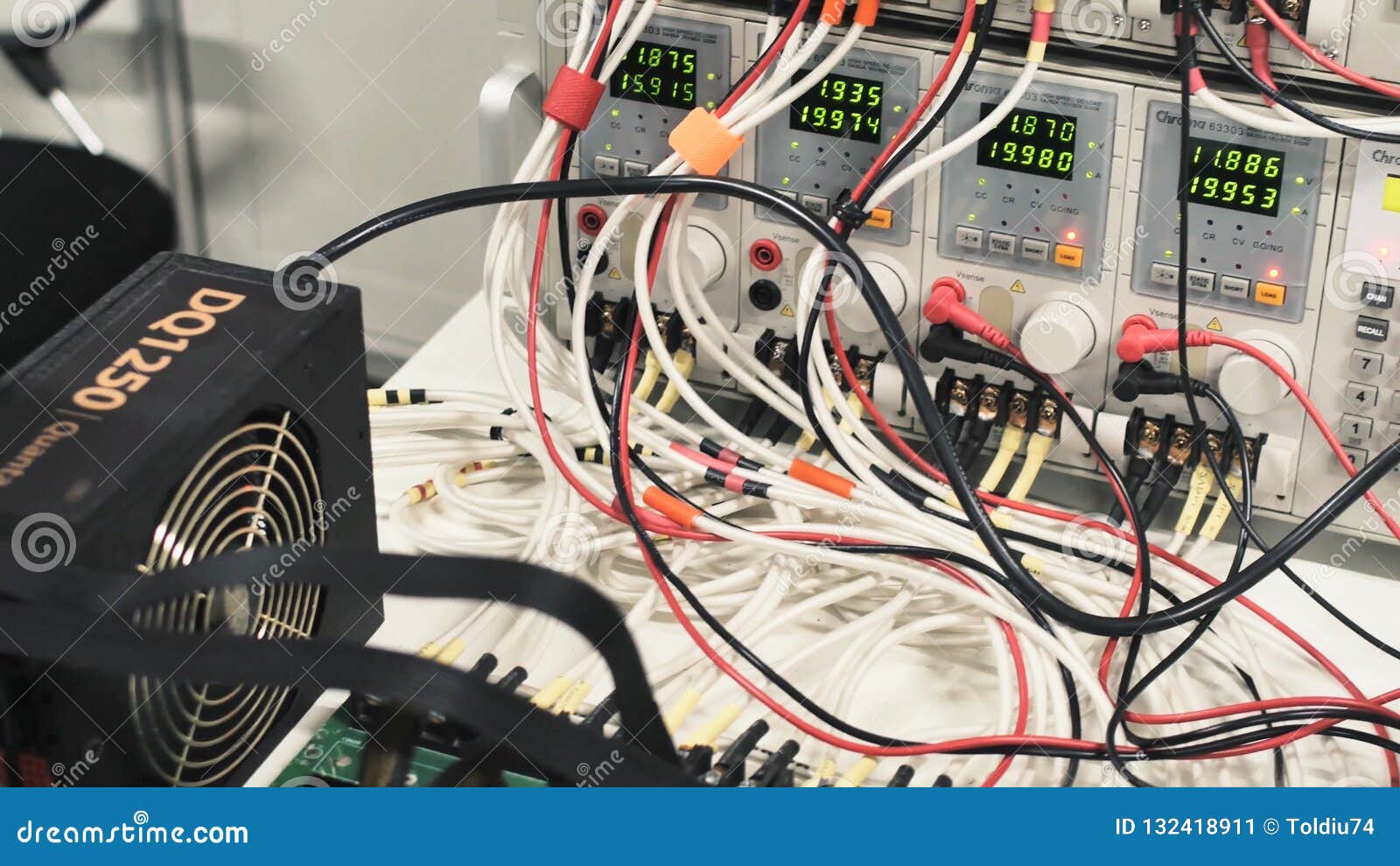 Testing of a Fan in an Electronic Component Factory Editorial Photo ...