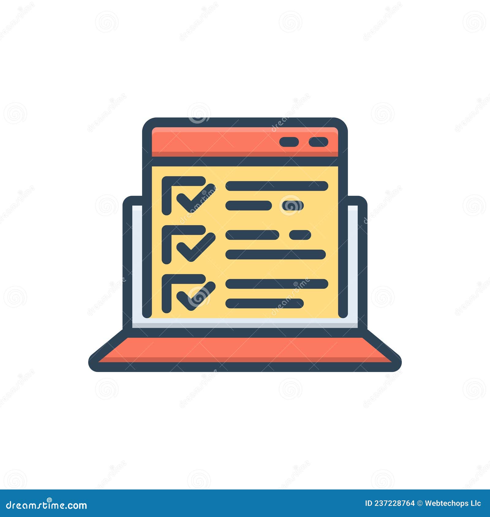 Color Illustration Icon for Testing Features, Experimenting and List ...