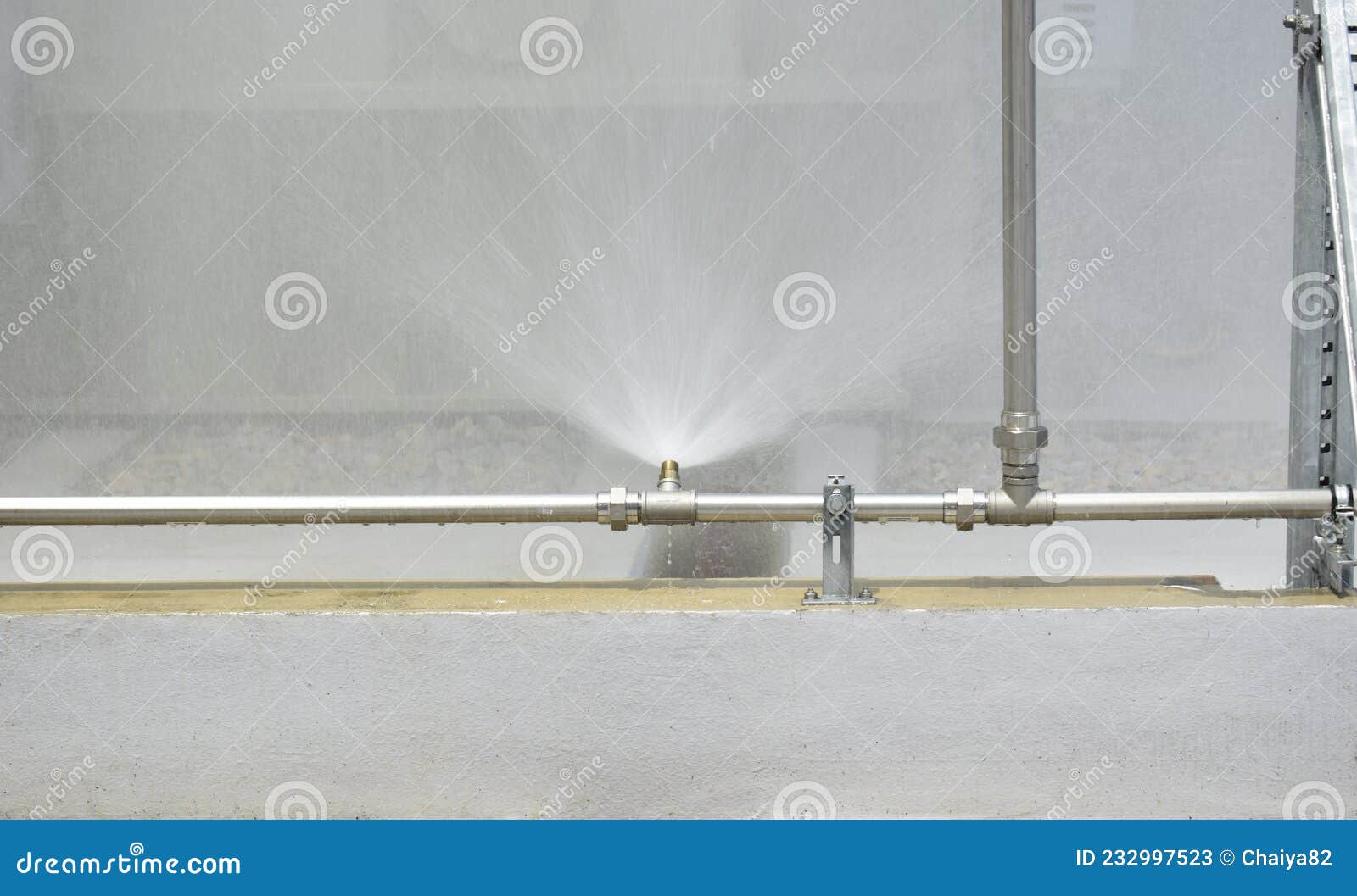 Testing Fire Sprinkler Systems,Deluge Valve System Testing Stock Image ...