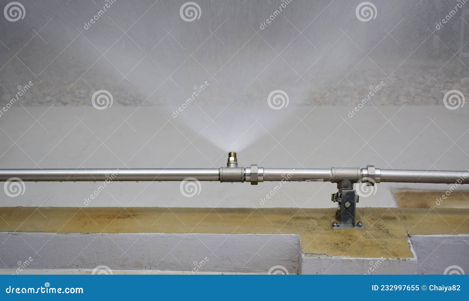 Testing Fire Sprinkler Systems,Deluge Valve System Testing Stock Image ...
