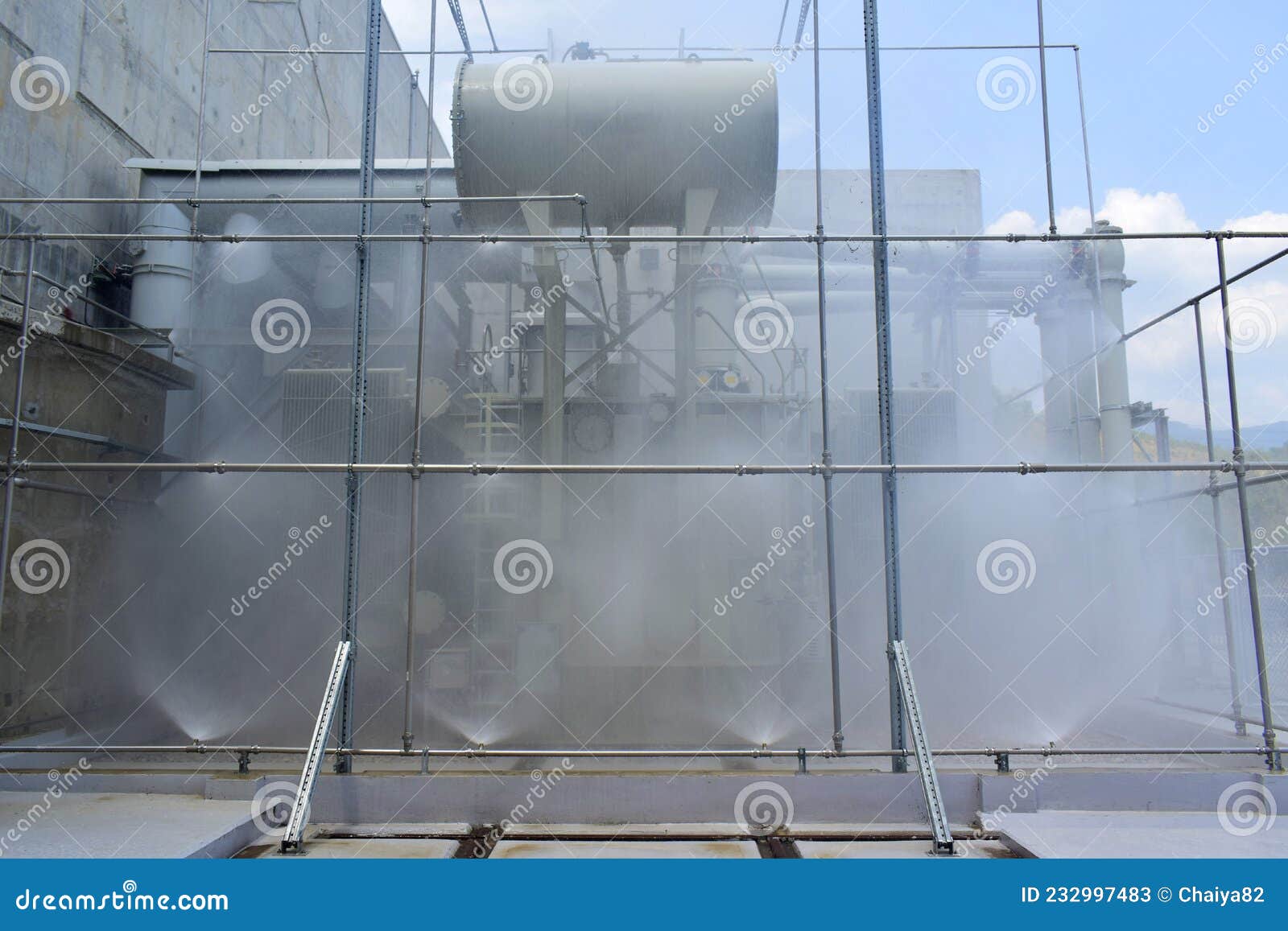 Testing Fire Sprinkler Systems,Deluge Valve System Testing Stock Image ...