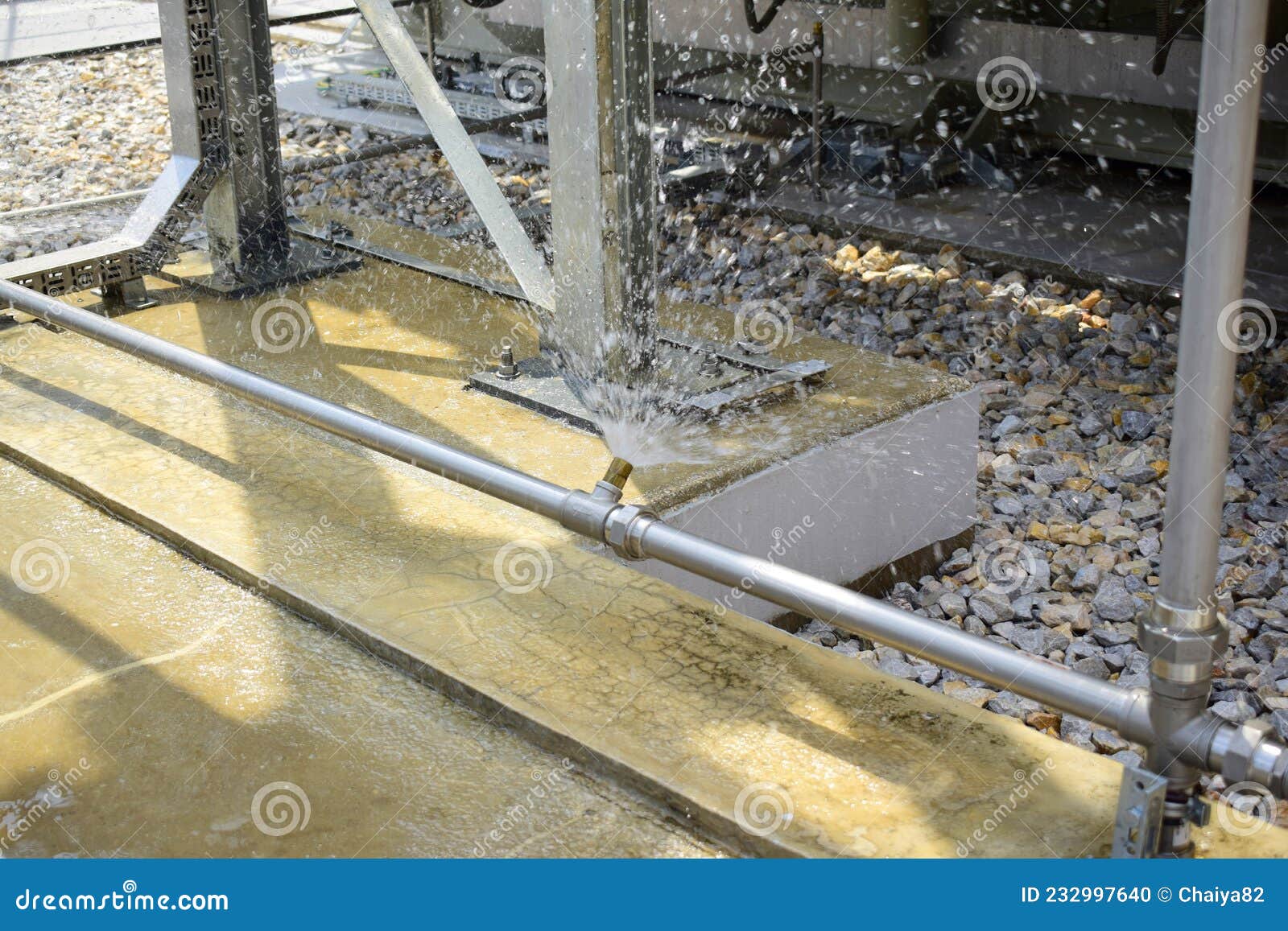 Testing Fire Sprinkler Systems,Deluge Valve System Testing Stock Photo ...