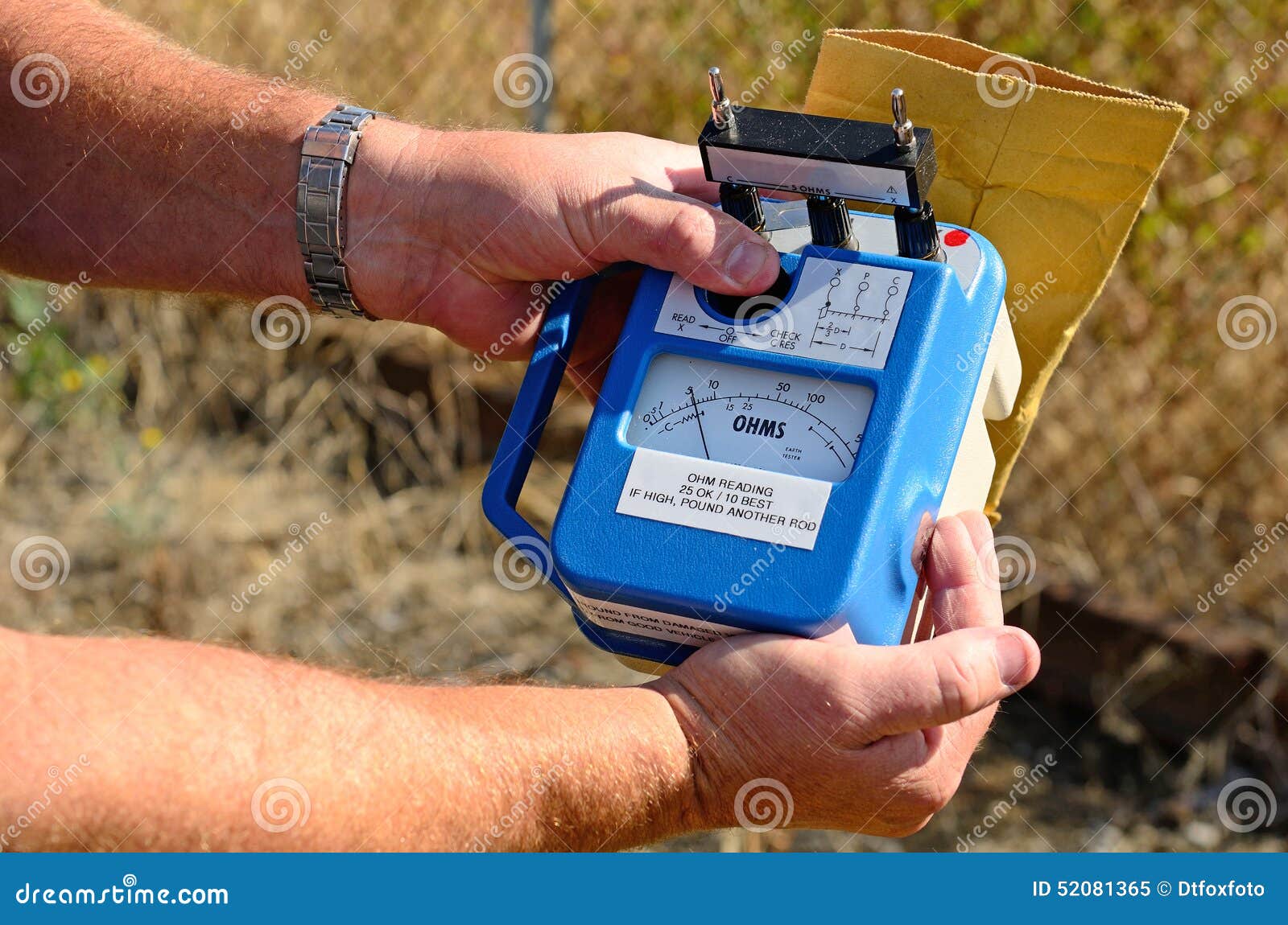 Testing Ground stock image. Image of electricity, cable - 52081365